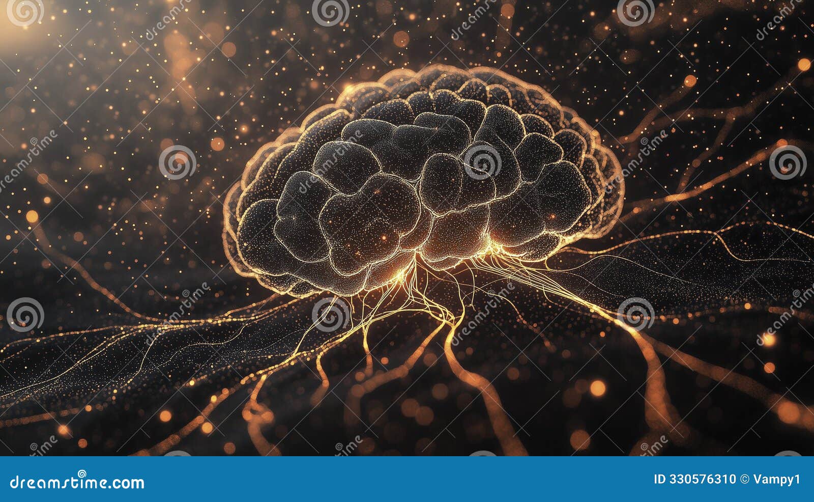 Synapses, Neurons In The Brain Stock Photography | CartoonDealer.com ...