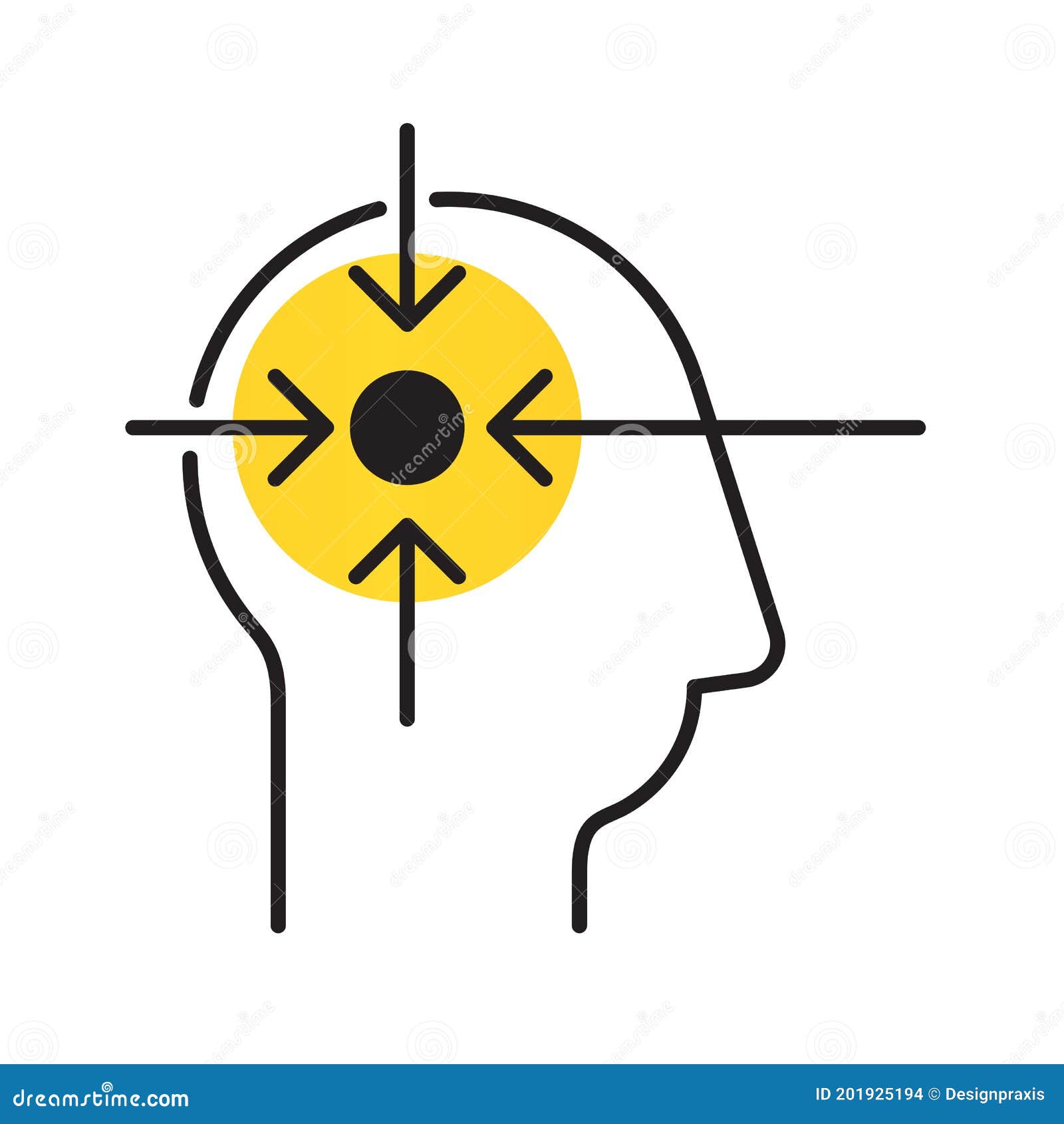 Brain Power- Focus - Icon stock vector. Illustration of lifestyles ... Brain Power- Focus - Icon stock vector. Illustration of lifestyles ...