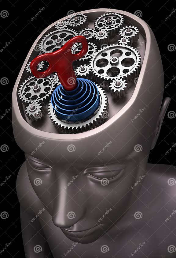 Brain Powered Rope stock illustration. Illustration of mechanism - 15160731