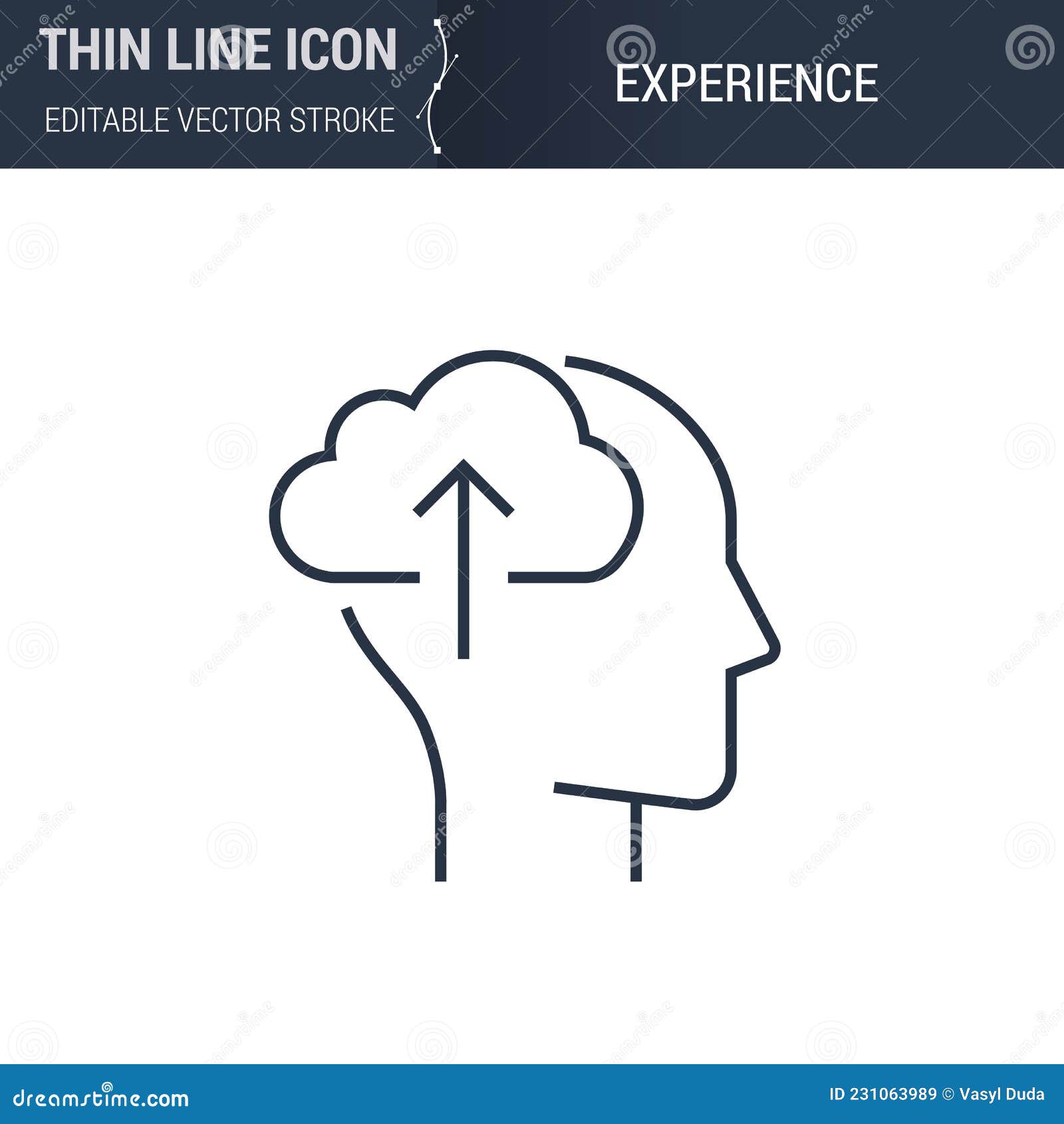 Experience Icon stock illustration. Illustration of icon - 231063989