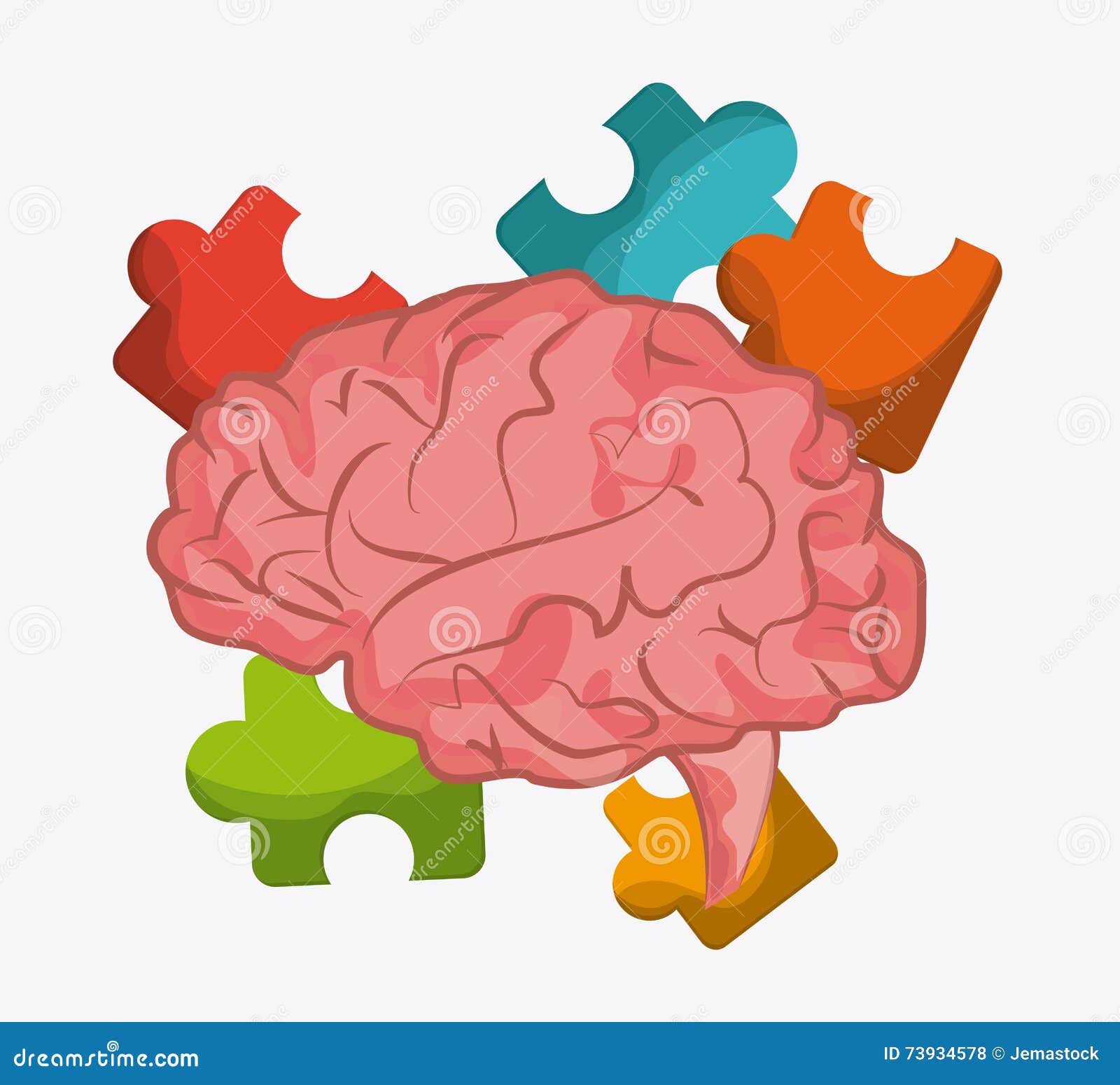Brain Thinking Graphic