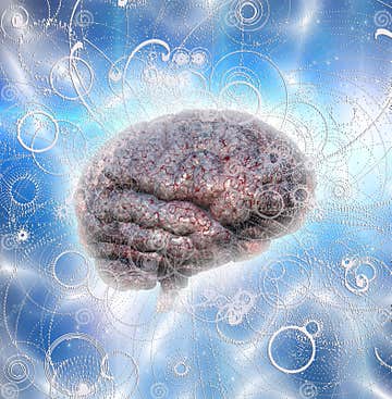 Brain Radiates stock illustration. Illustration of conscious - 37921992