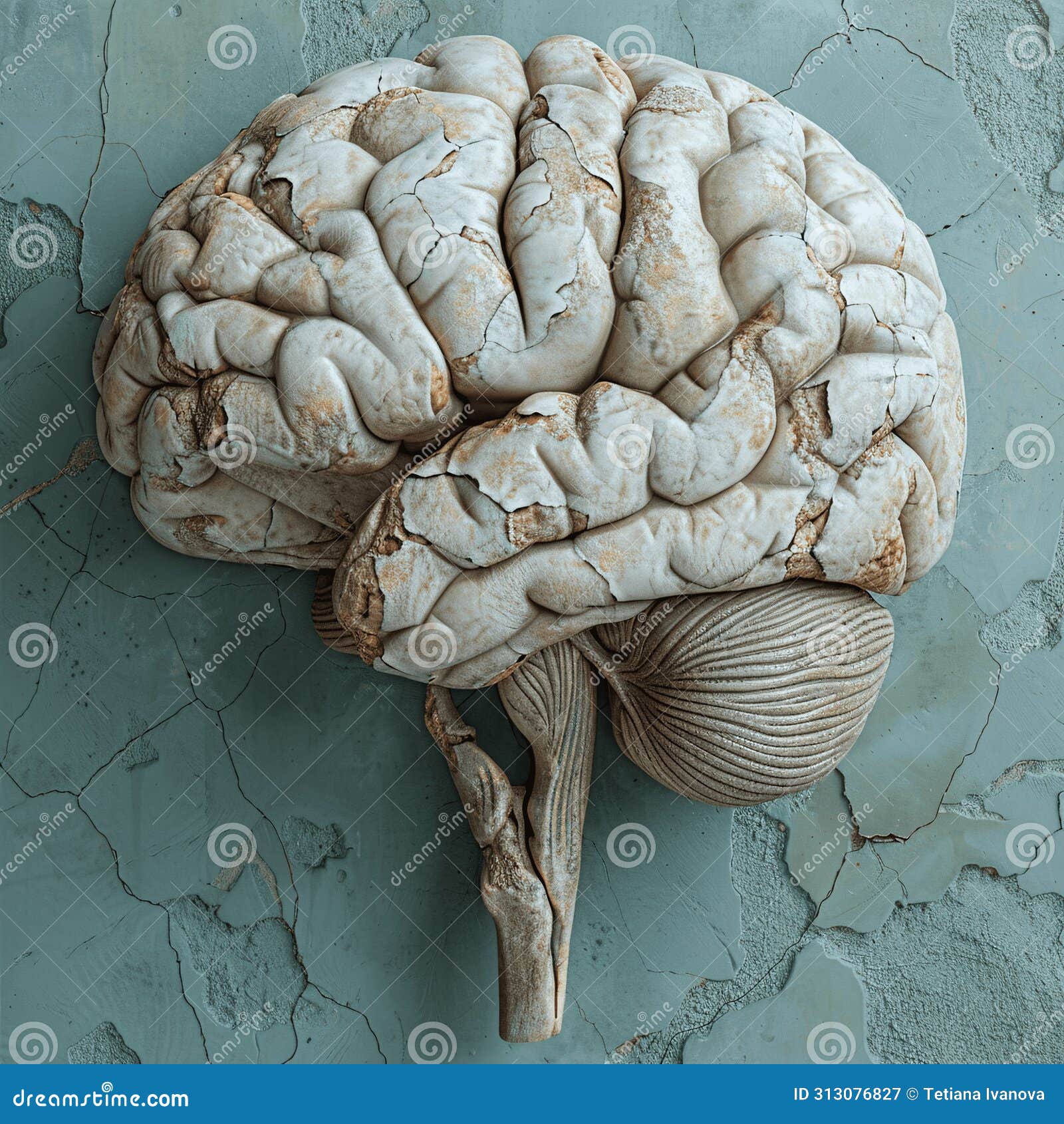 Brain Representation: Cognitive Function Stock Illustration ...