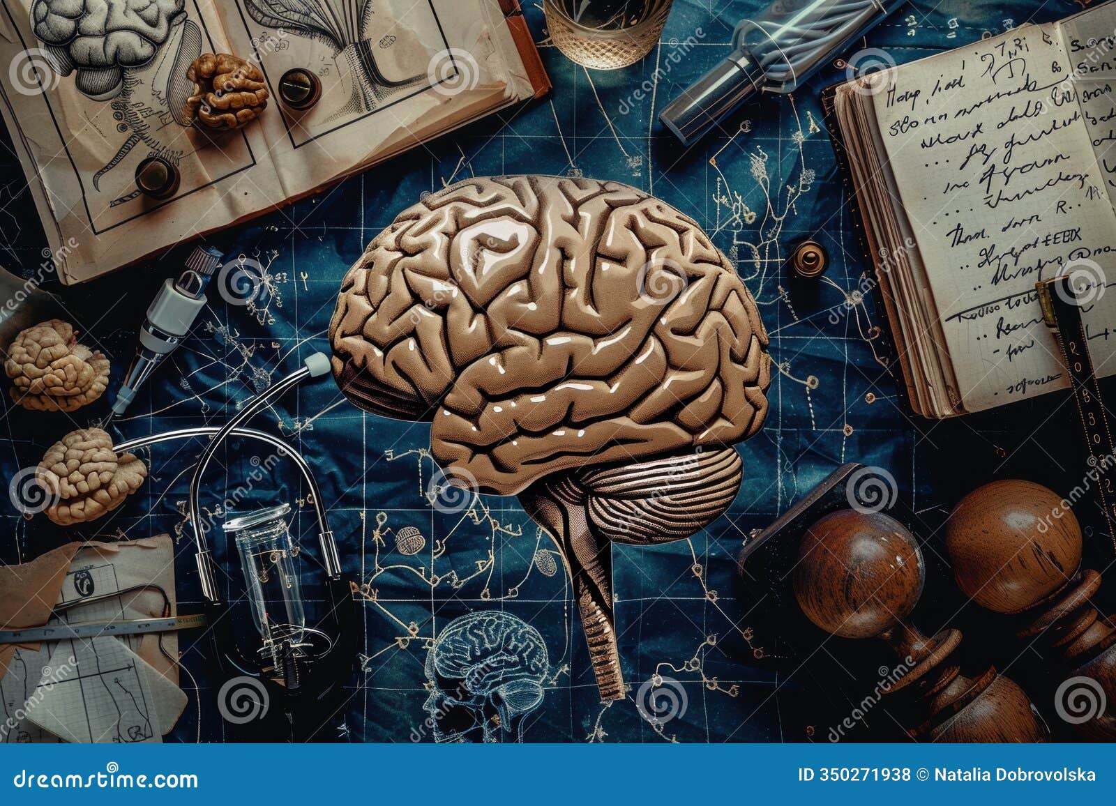 Brain Research Concept Showing Innovation, Neural Pathways, and ...