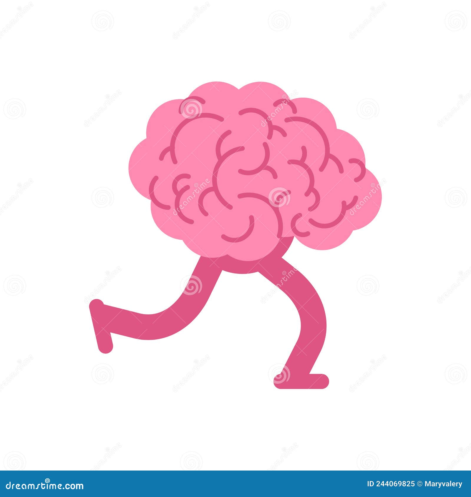Running Brains Clipart