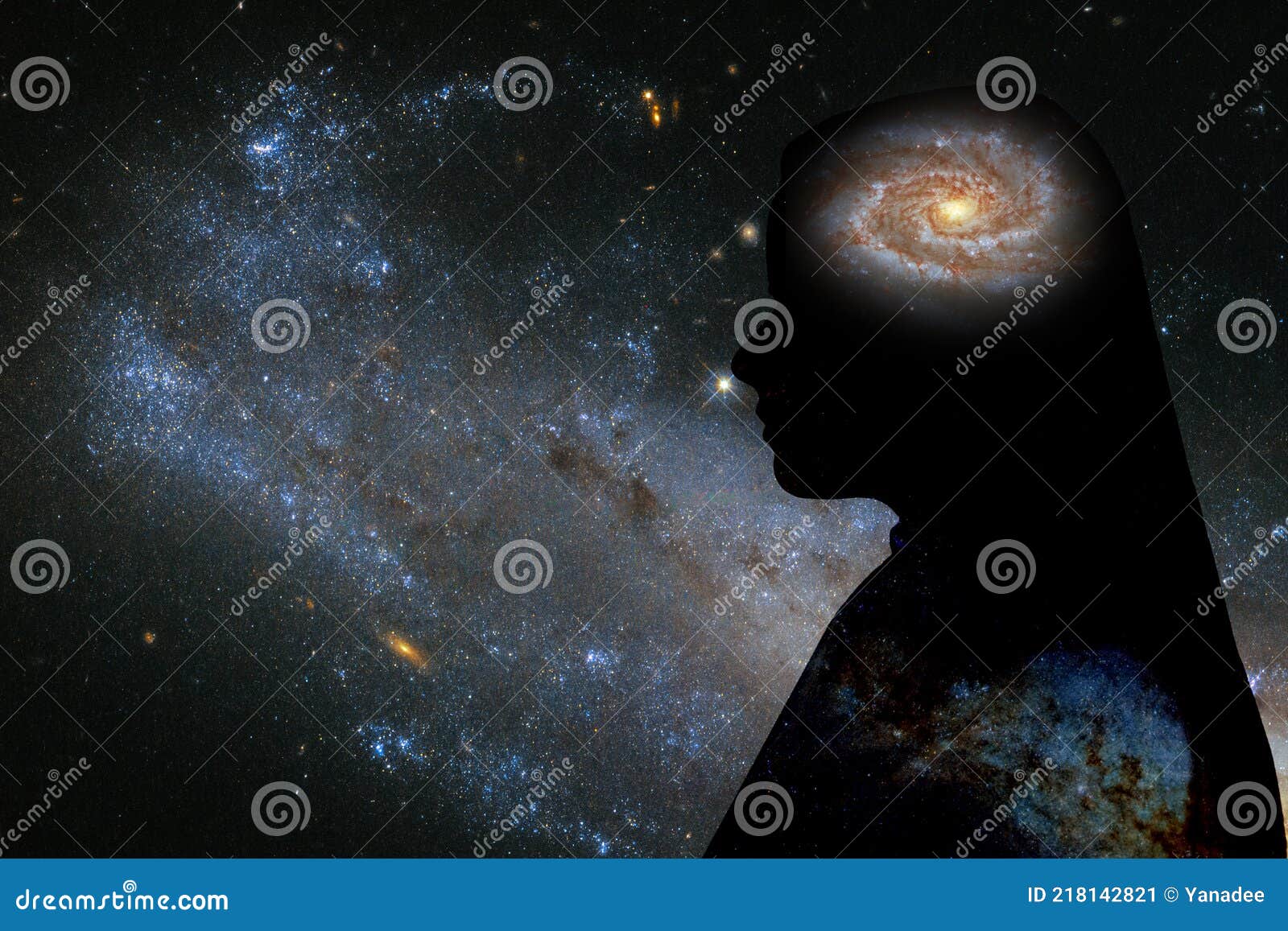 Brain Science, Intelligence and Genius Education Concept, Smart Head ...