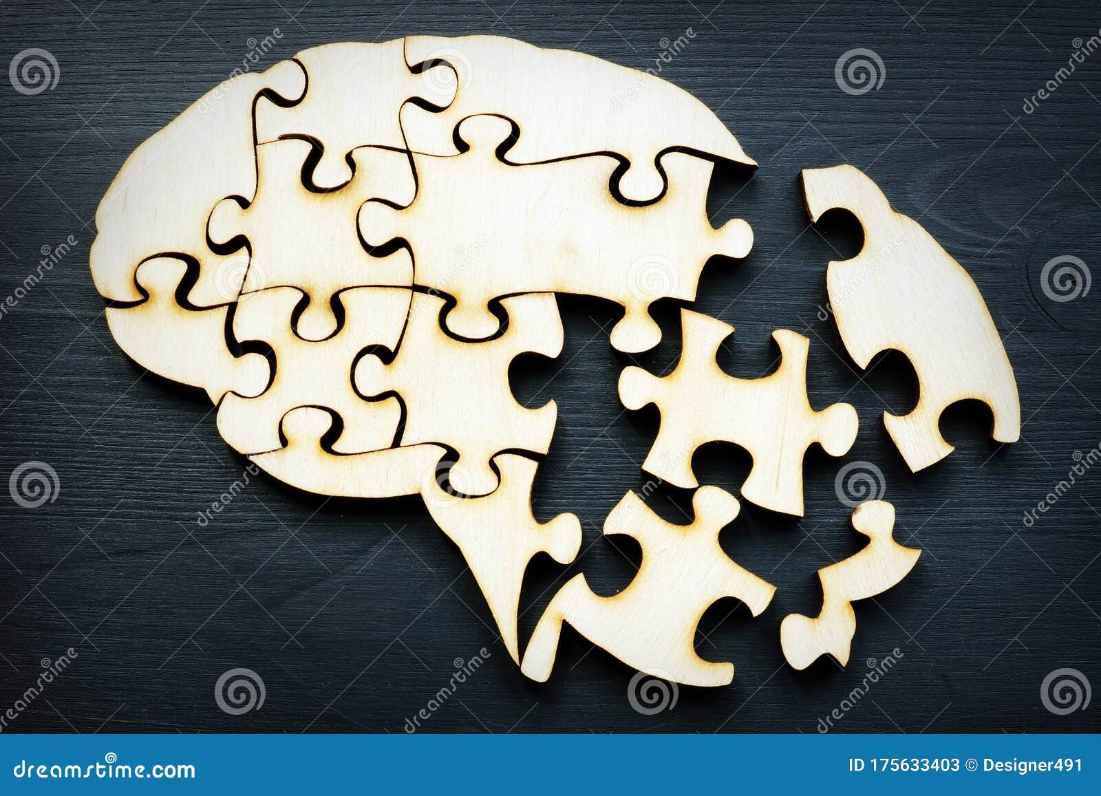A Brain Shape from Puzzles As Symbol of Mental Health and Memory ...