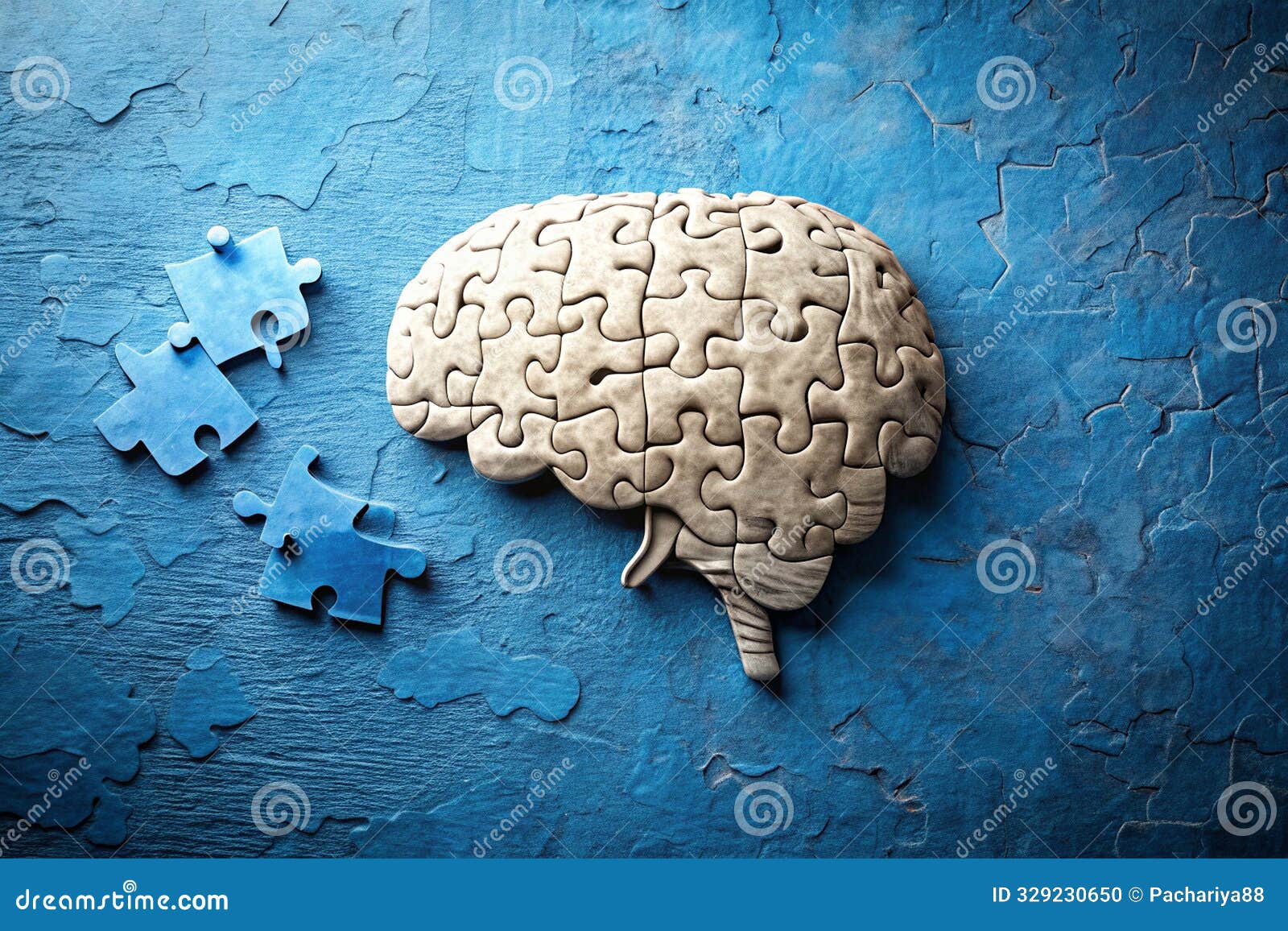 Brain Problems Concept Photo. 3D Figure Of Brain Is Near Word Problem ...