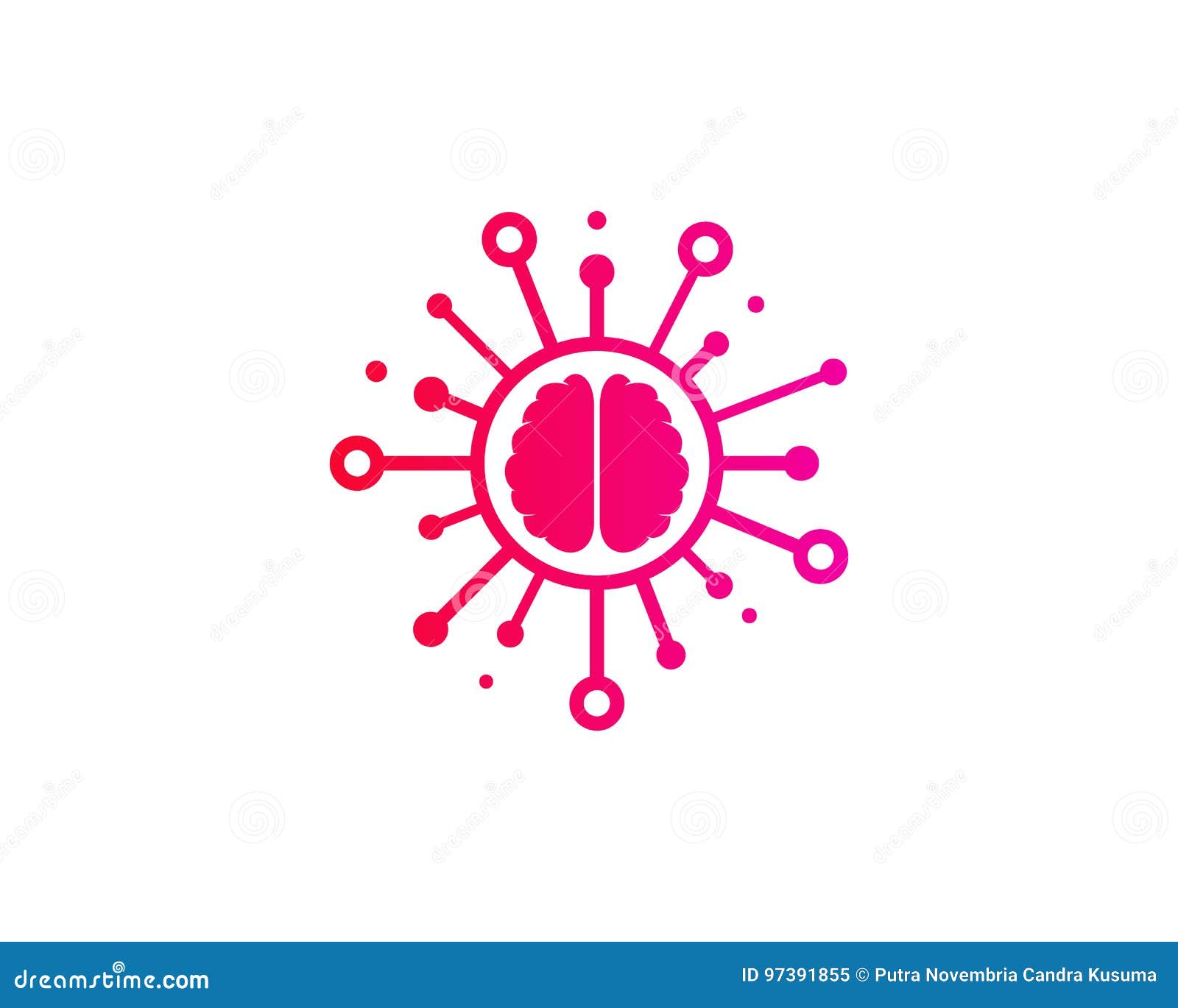 Brain Share Icon Logo Design Element Stock Vector - Illustration of ...