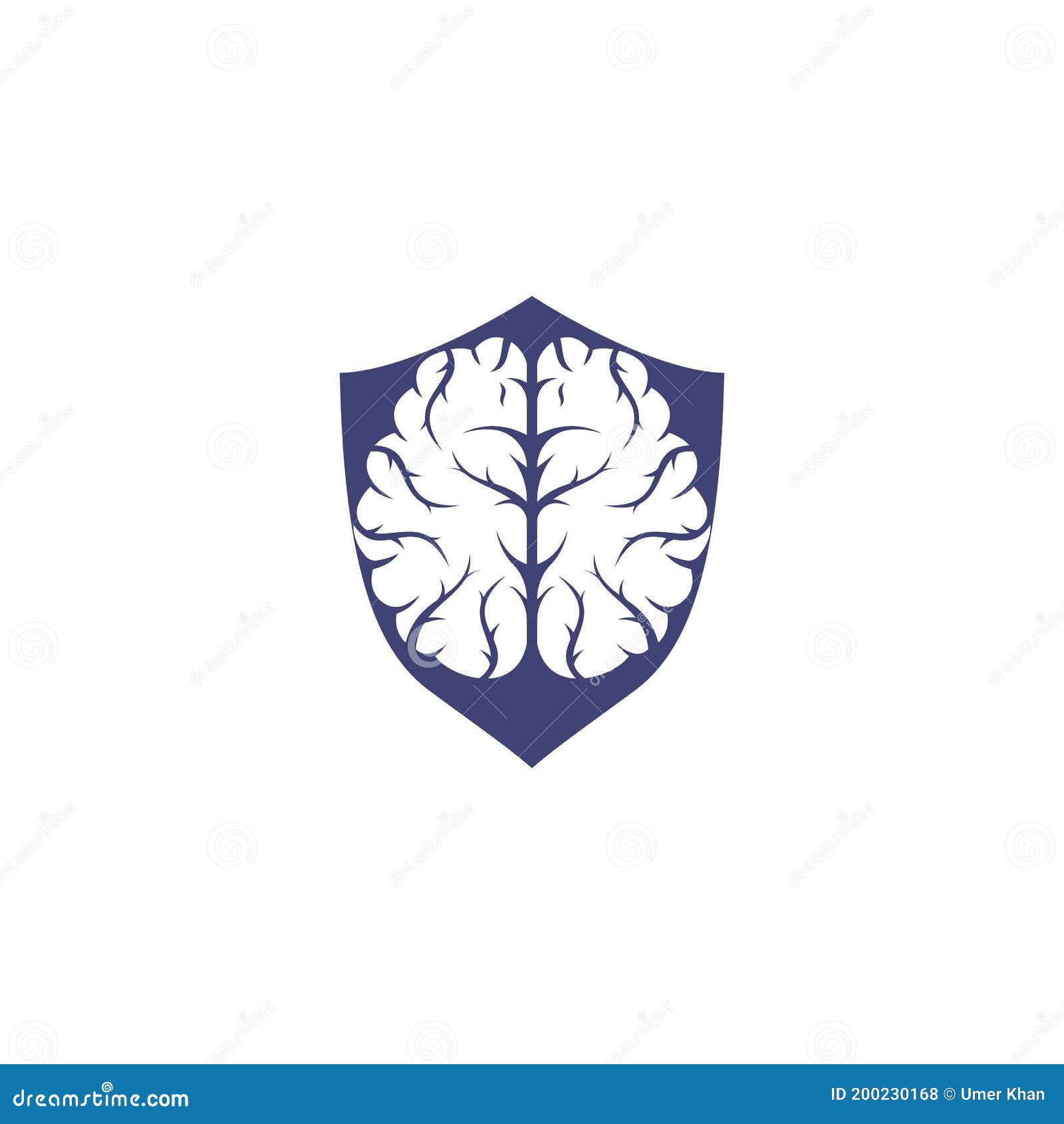 Brain With Shield Icon, Mental Health Protection, Save Mental Health ...