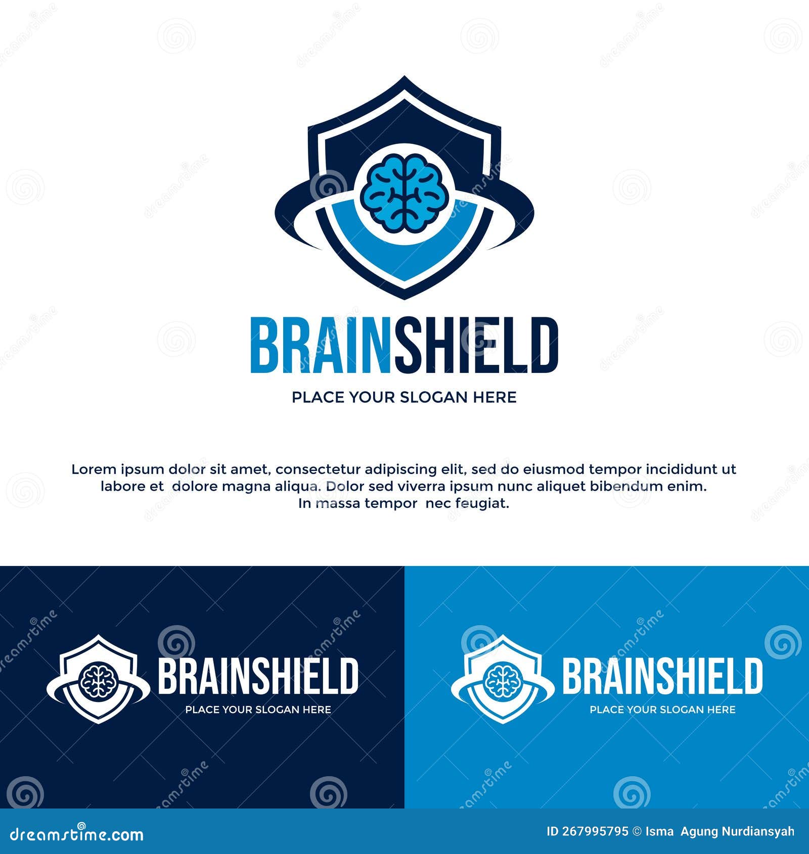 Brain With Shield Icon, Mental Health Protection, Save Mental Health ...