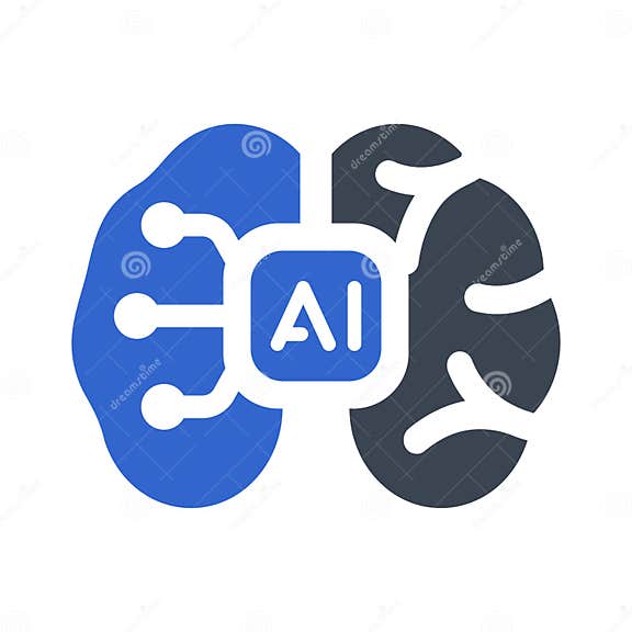 Brain simulation icon stock vector. Illustration of simulation - 352423566