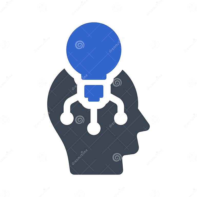 Brain solution icon stock illustration. Illustration of brain - 352423569