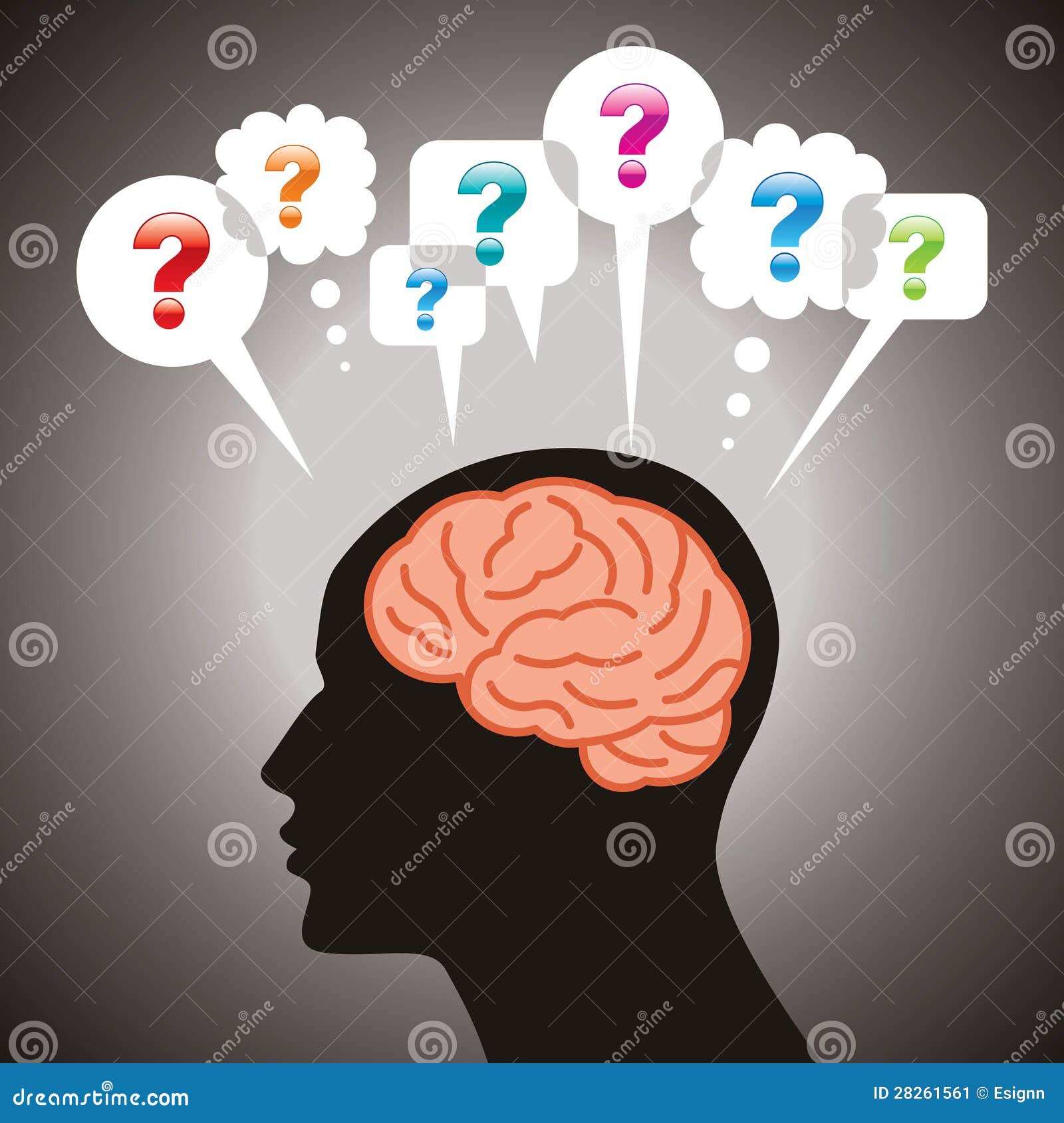 Question Mark Brain