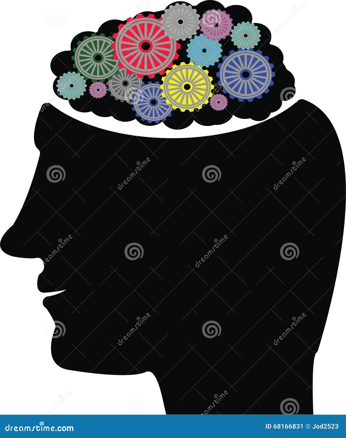 Brain start stock vector. Illustration of disease, branches - 68166831