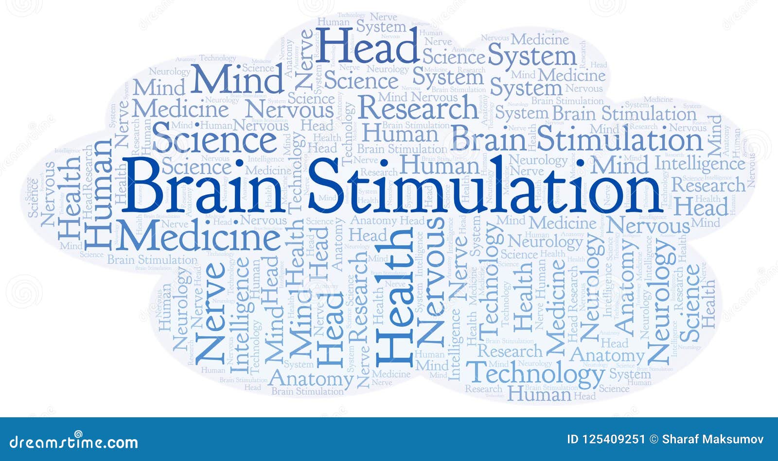 Brain Stimulation Mode Of DBS For Parkinson`s Disease Vector ...