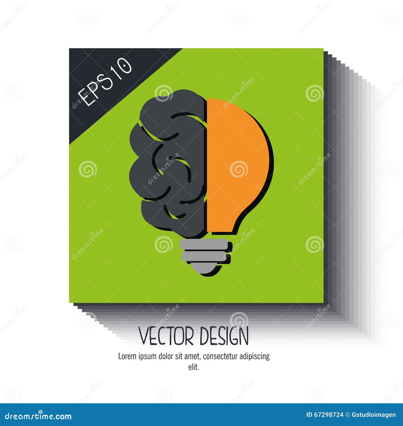 Brain storm design stock illustration. Illustration of brainstorm ...