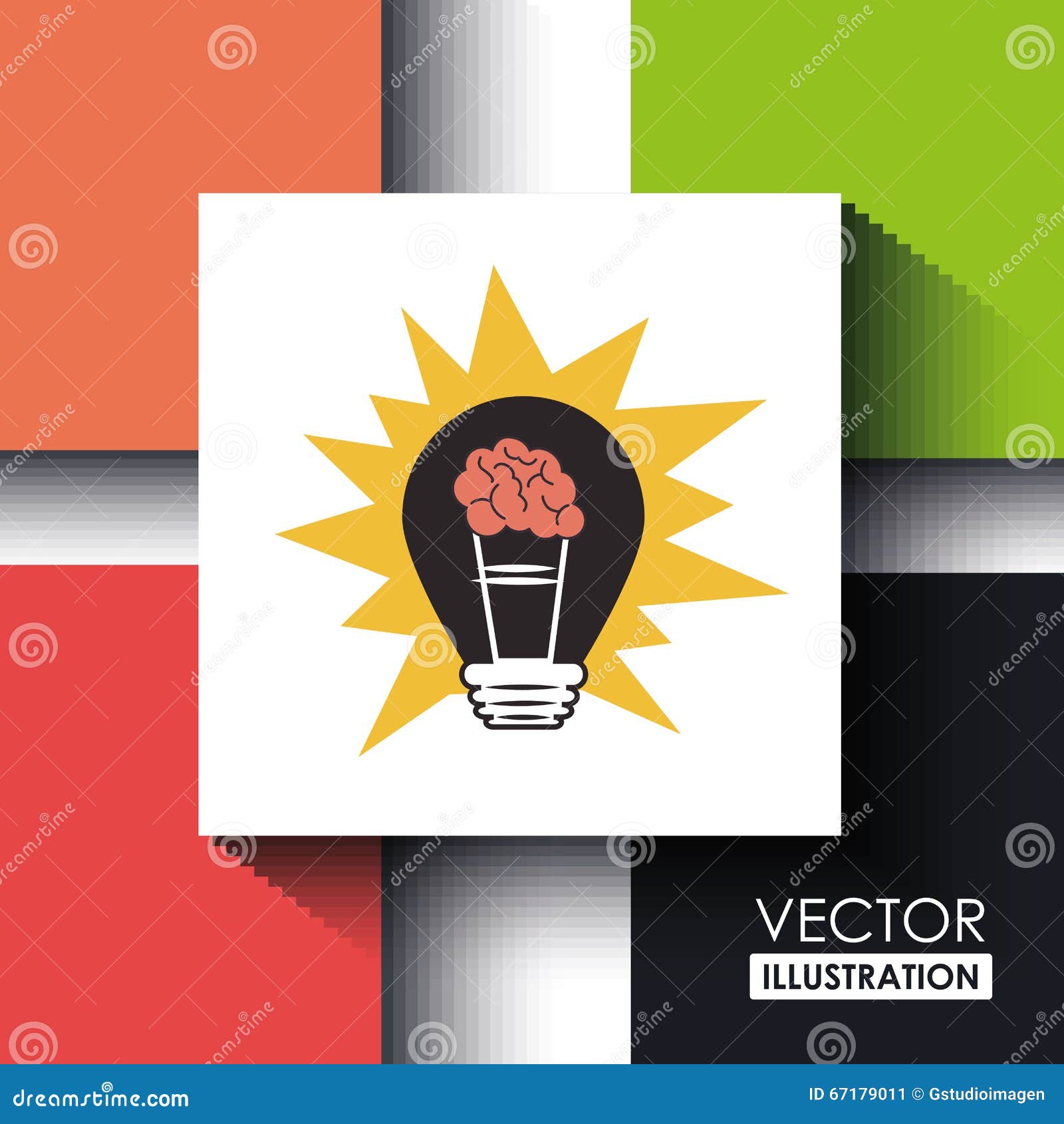 Brain storm design stock vector. Illustration of creativity - 67179011