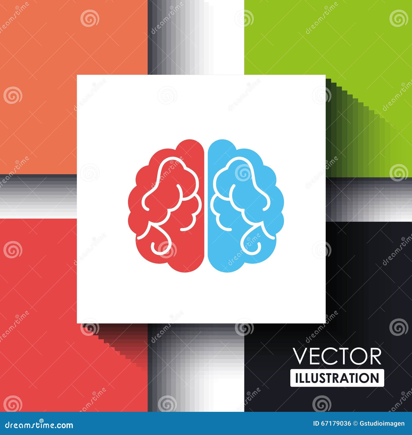 Brain storm design stock vector. Illustration of bright - 67179036