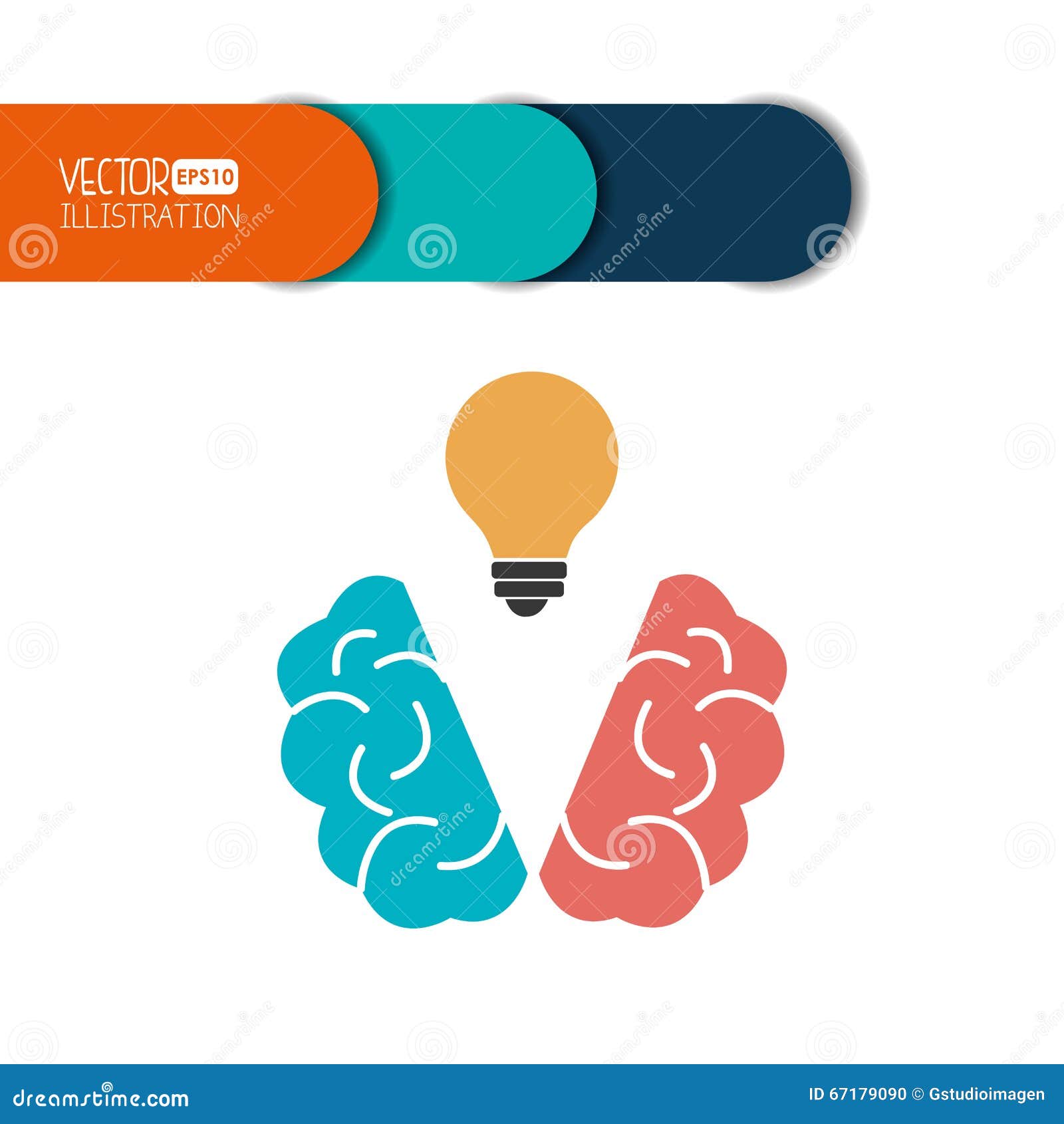 Brain storm design stock vector. Illustration of graphic - 67179090