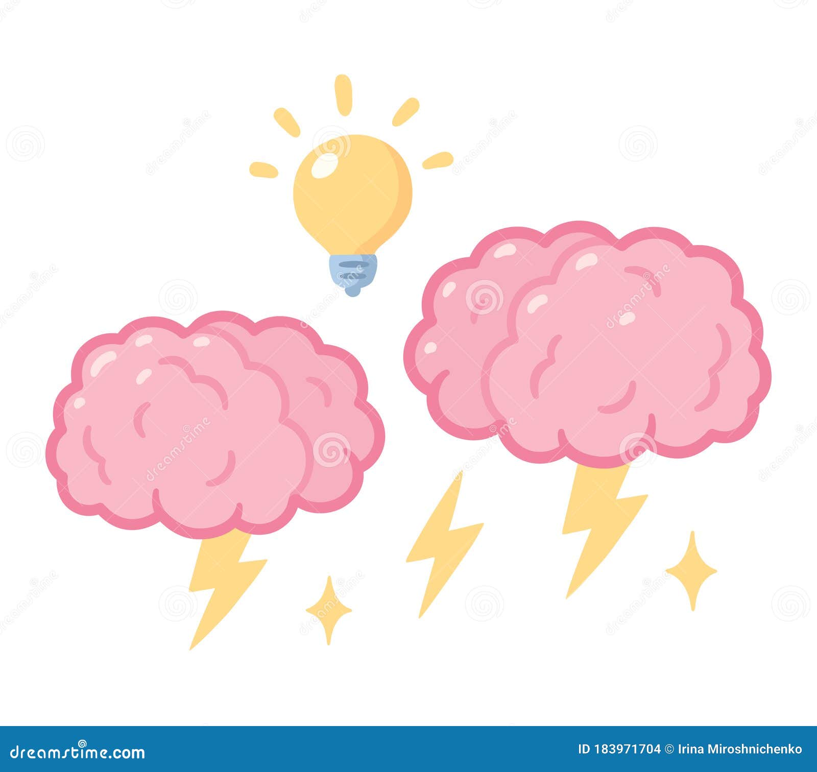 Brain storm illustration stock vector. Illustration of human - 183971704 Brain storm illustration stock vector. Illustration of human - 183971704