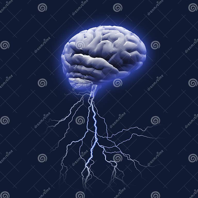 Brain storm stock illustration. Illustration of abstract - 32821381