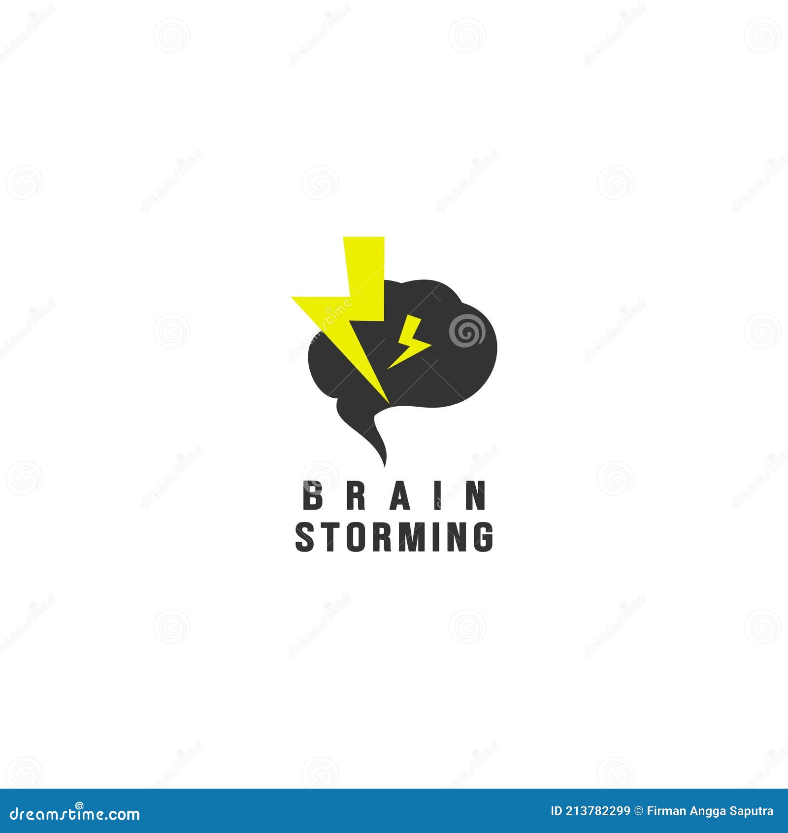 Brain Storm Logo Inspirations Template Stock Vector - Illustration of ...