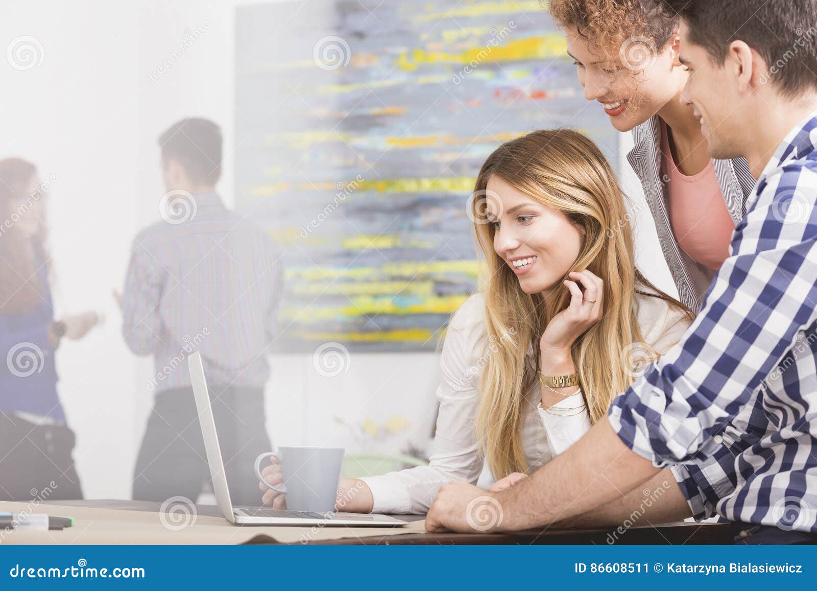Brain storm in office stock image. Image of busy, internship - 86608511