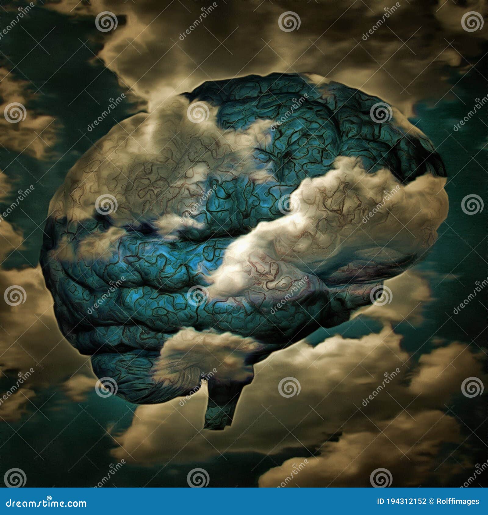 Brain storm stock illustration. Illustration of leadership - 194312152