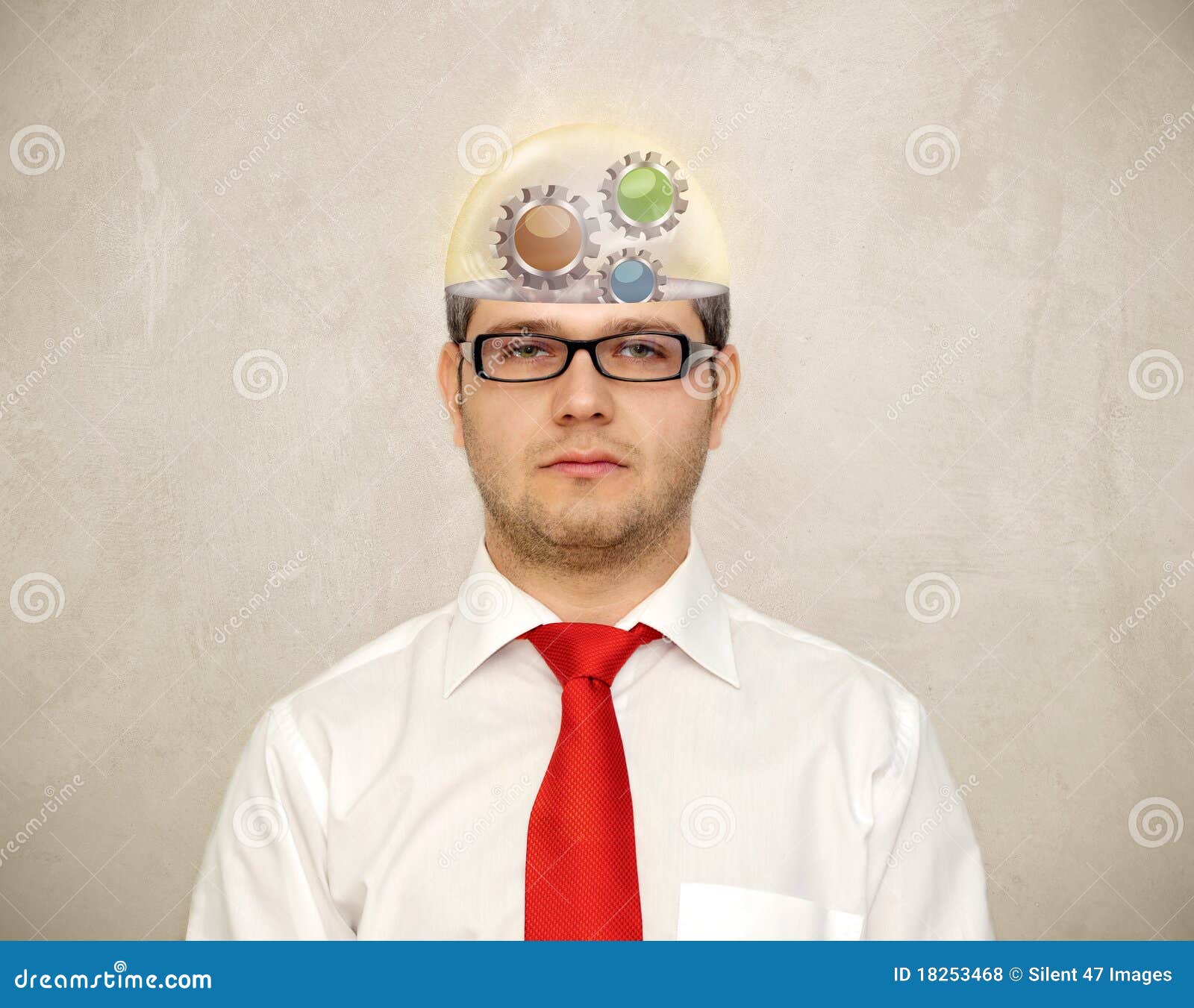Brain storming stock photo. Image of handsome, science - 18253468
