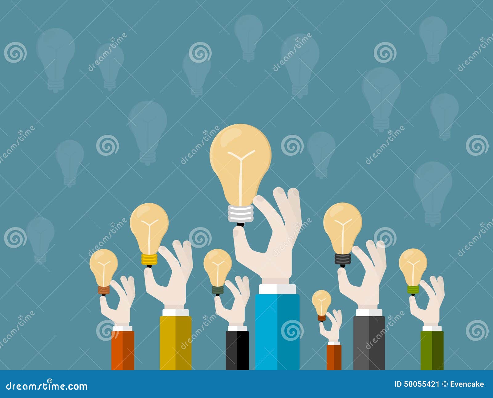 Brain storming stock vector. Illustration of focus, think - 50055421