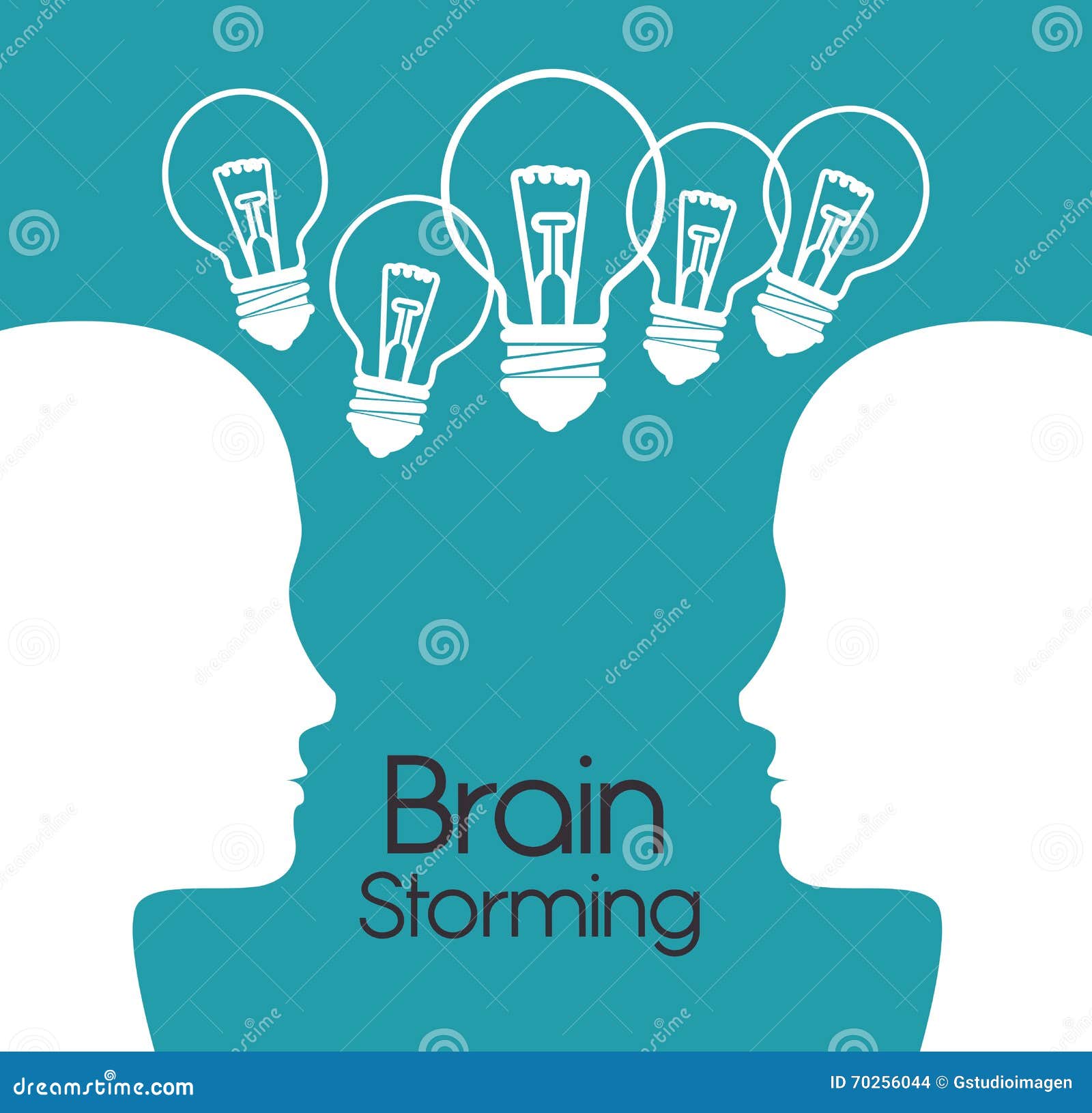 Brain storming design stock illustration. Illustration of brainstorm ...