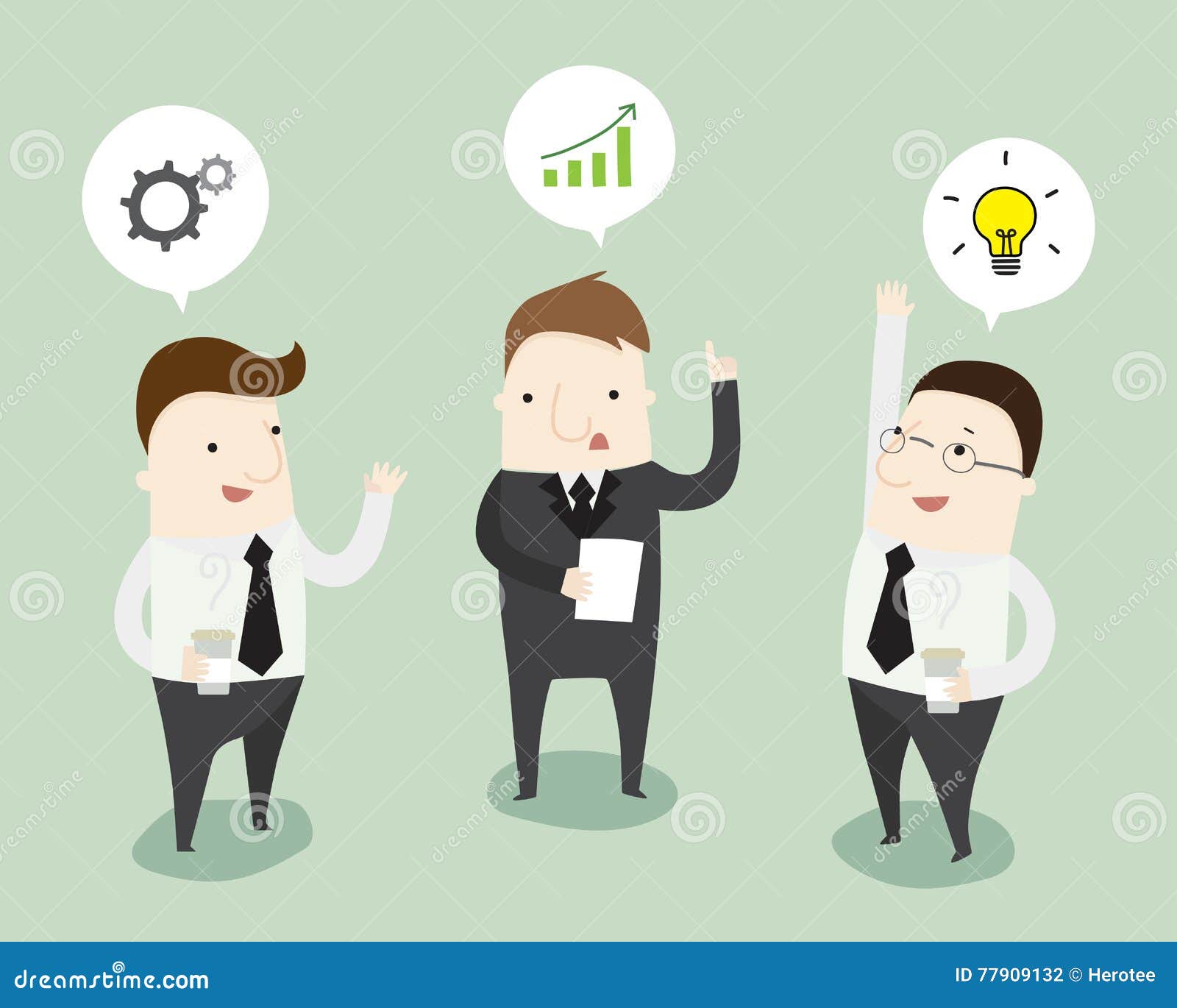 Brain storming stock vector. Illustration of strategy - 77909132