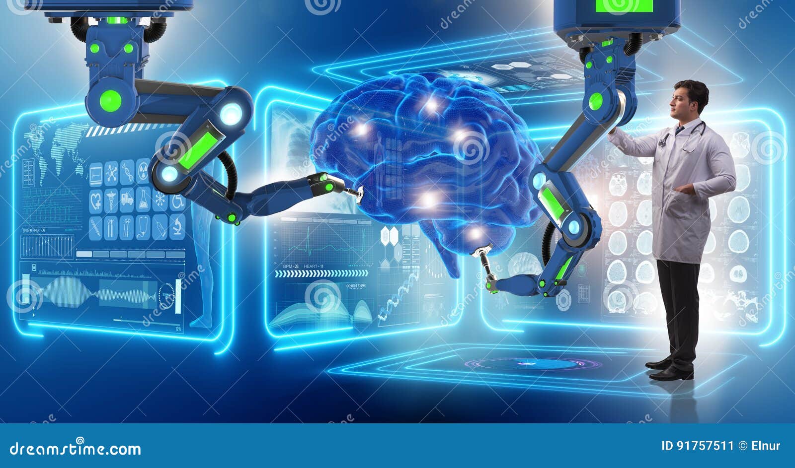 Brain Surgery Text With Marker Stock Photography | CartoonDealer.com ...