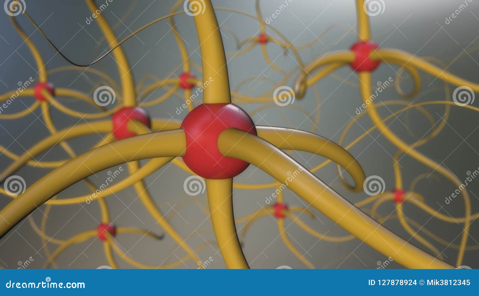 Brain synapse background stock illustration. Illustration of neural ...