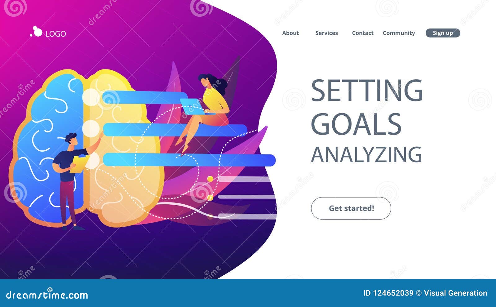 Setting Goals, Planning, And Taking Action For 2025 Success Stock ...