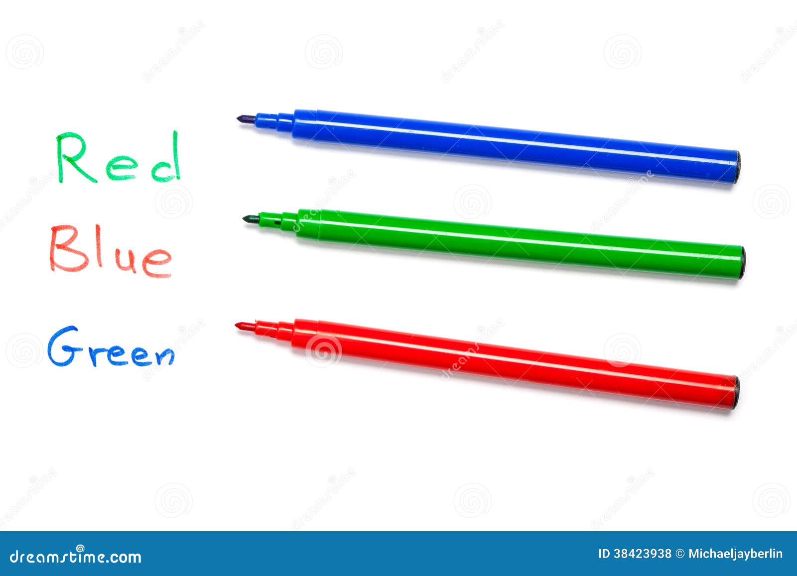 Brain Teaser: Colors Mixed Up in Text Stock Photo - Image of name, game ...