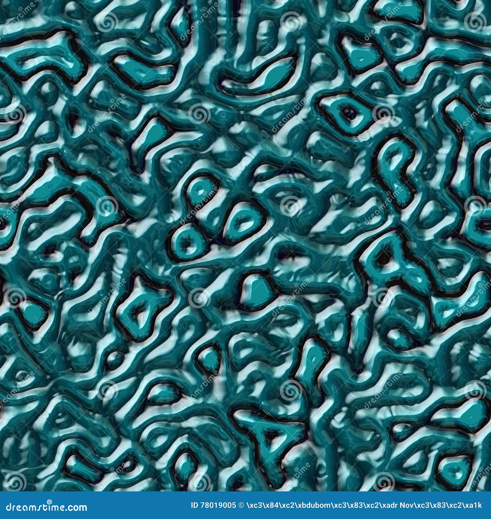 Brain Texture Waves Generated Stock Illustration - Illustration of ...