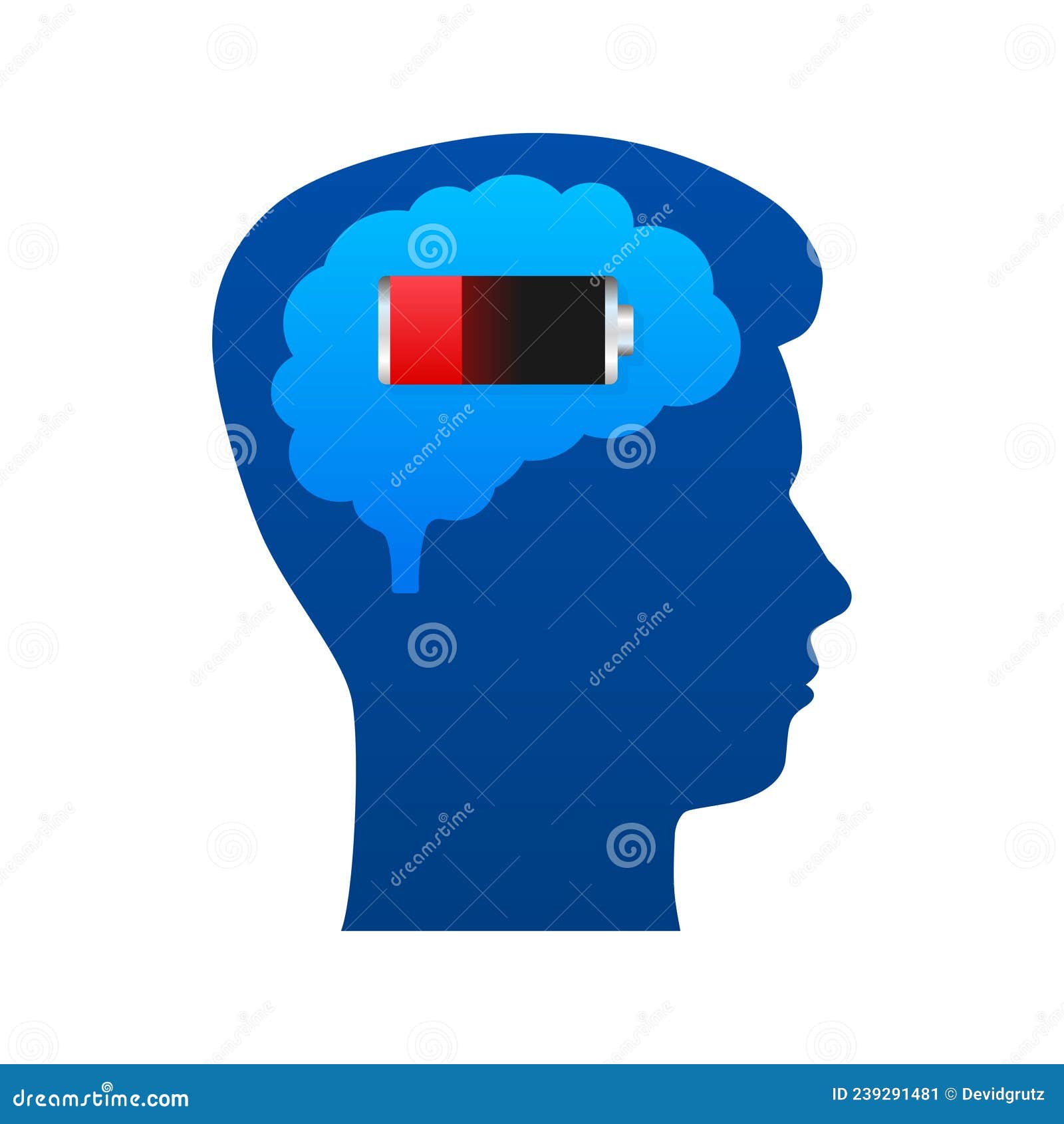 Brain, Think Loading Concept with Idea Processed on a Lightbulb Bar ...