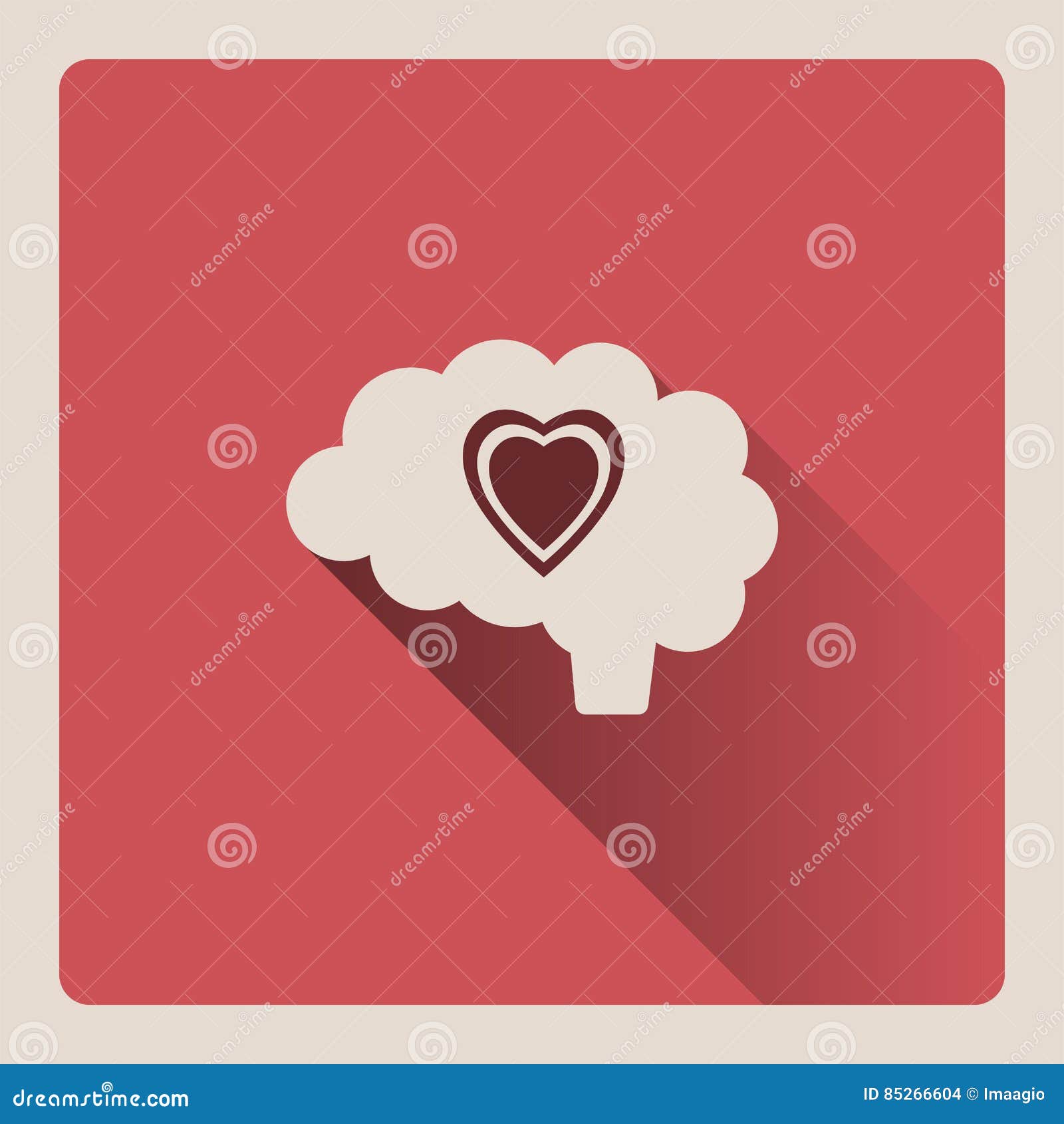 Man Thinking About Love Icon In Trendy Design Style. Man Thinking About ...