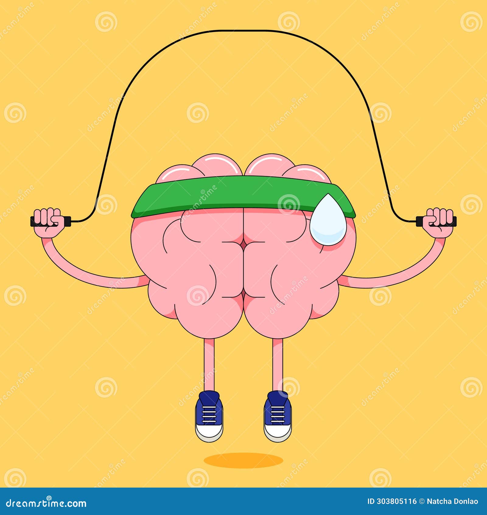 Men Jumping With Skipping Rope. Male Athletes During Cardio Workout ...