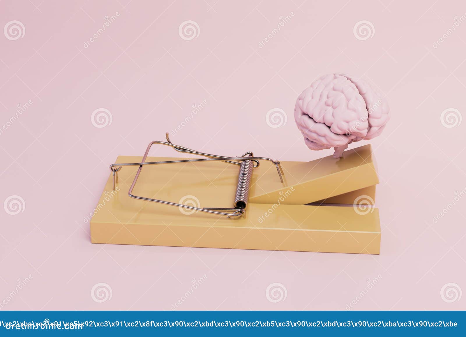 Mousetrap With Trapped Computer Mouse Royalty-Free Stock Photo ...