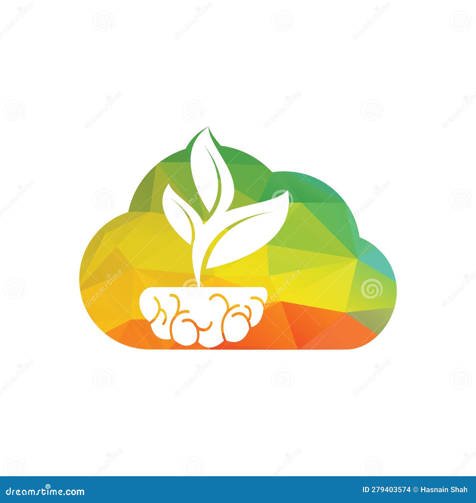 Brain Tree Grow Logo Design. Stock Vector - Illustration of grow ...