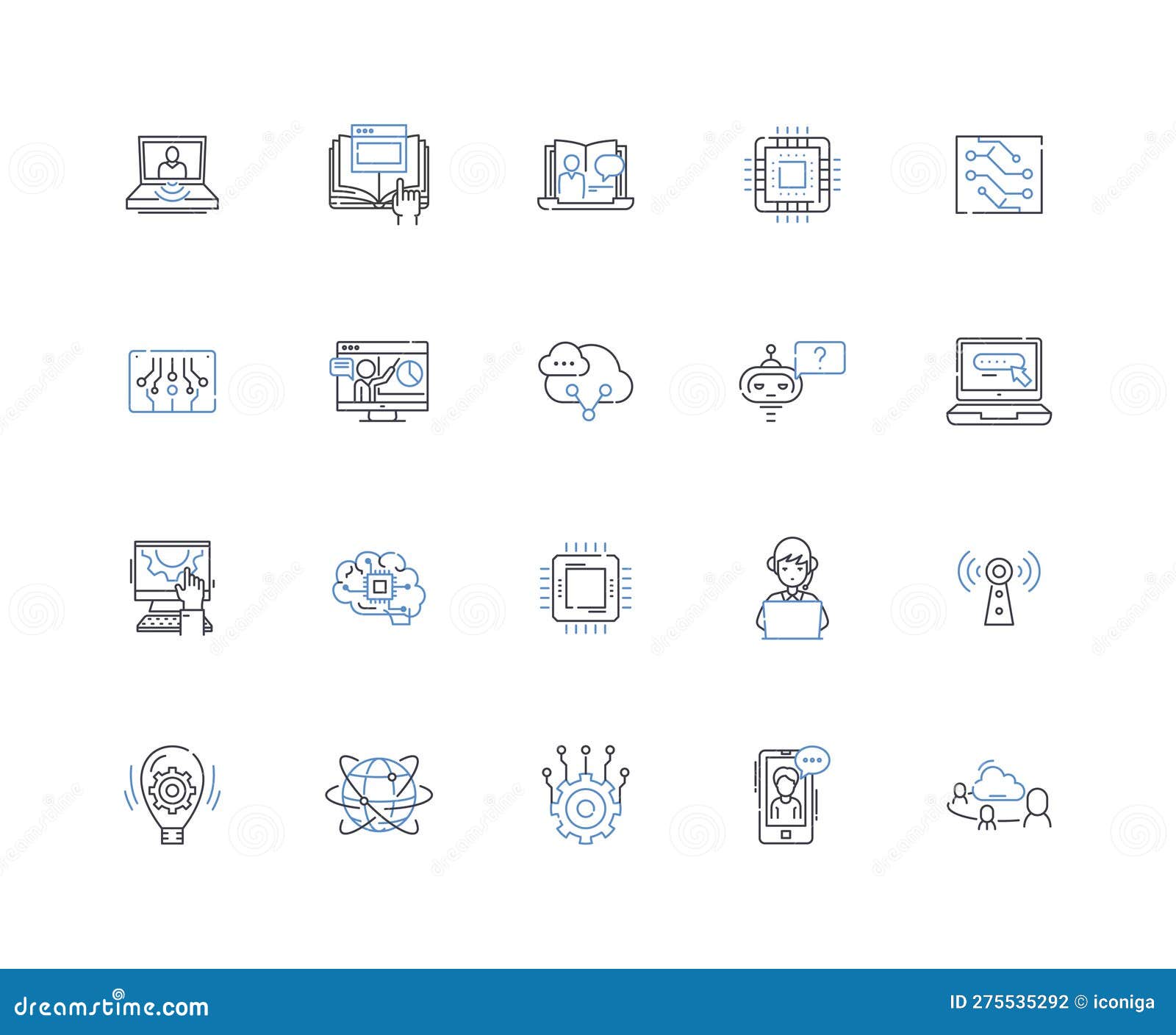 Brain Trust Line Icons Collection. Collaboration, Insight, Ideas ...