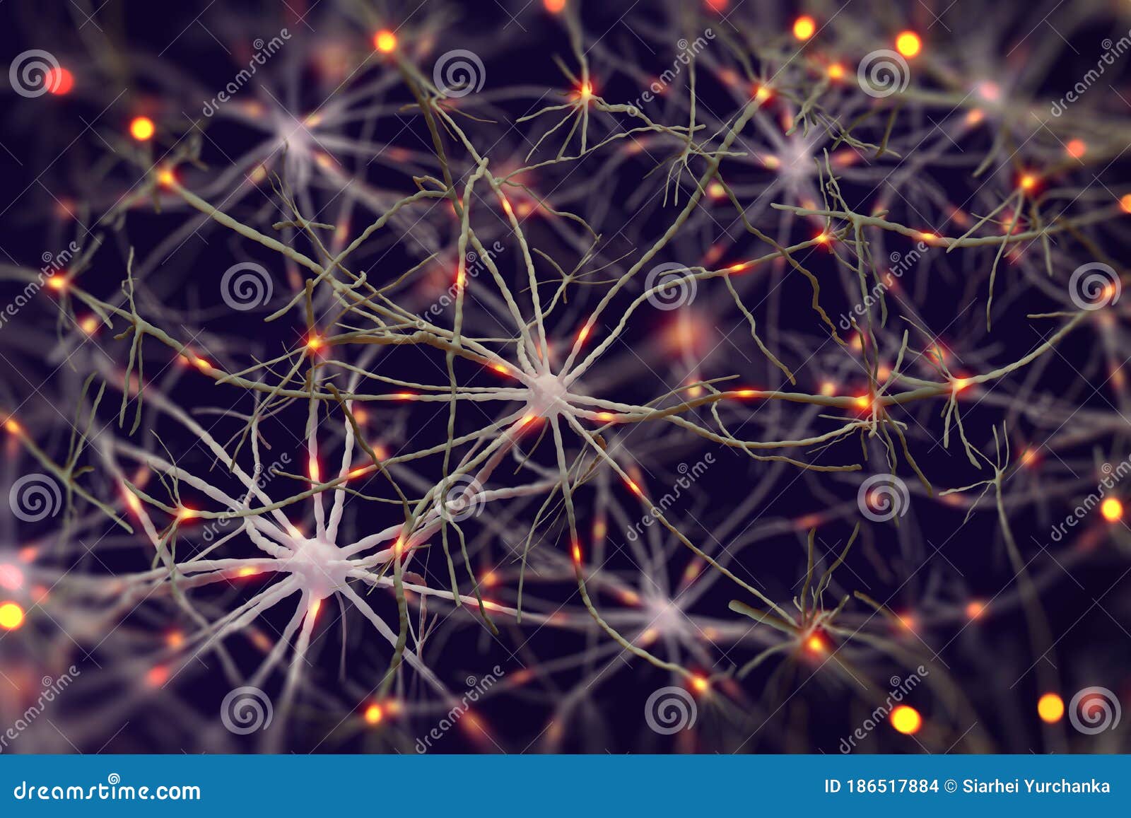 Neural Connections, Neural Network, Electrical Impulses In Brain Stock ... Neural Connections, Neural Network, Electrical Impulses In Brain Stock ...