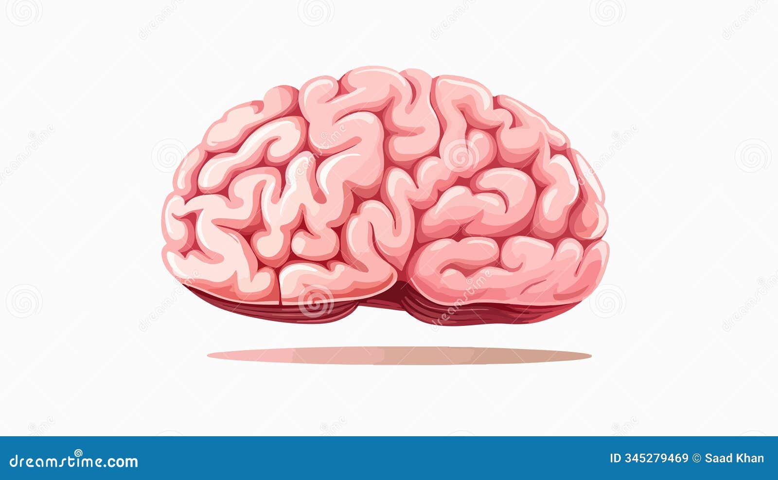 Brain Drawing stock vector. Illustration of symbol, neuroscience ...