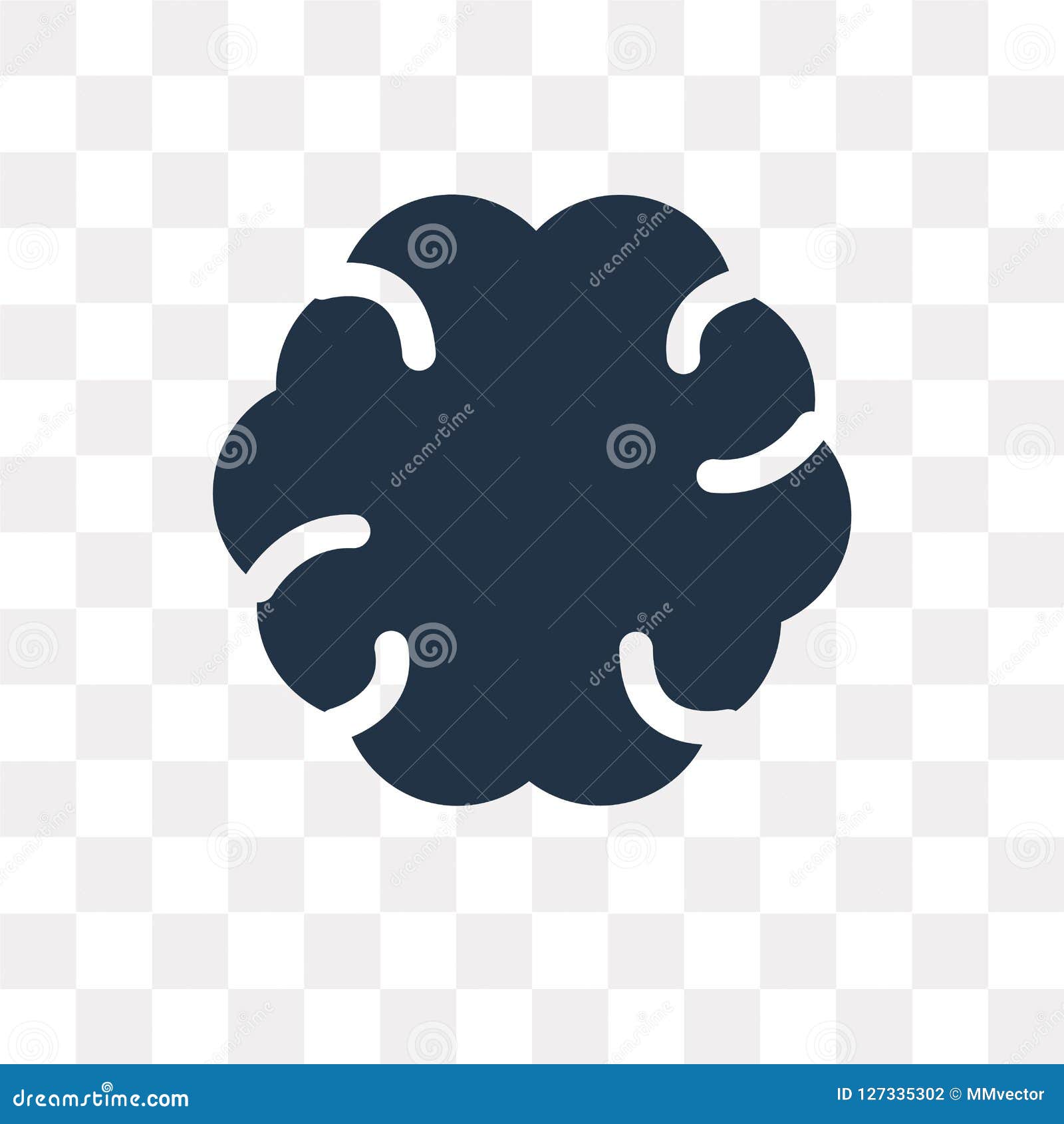 Brain Vector Icon Isolated on Transparent Background, Brain Tra Stock ...