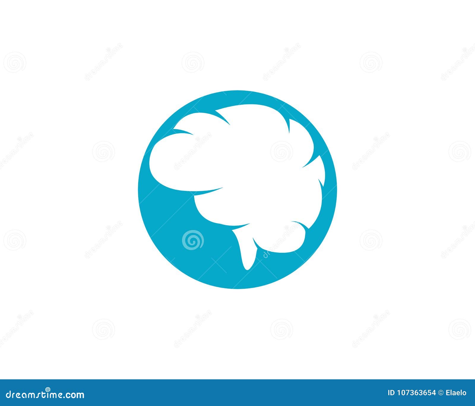 Brain Illustration Icon Template Stock Vector - Illustration of ...