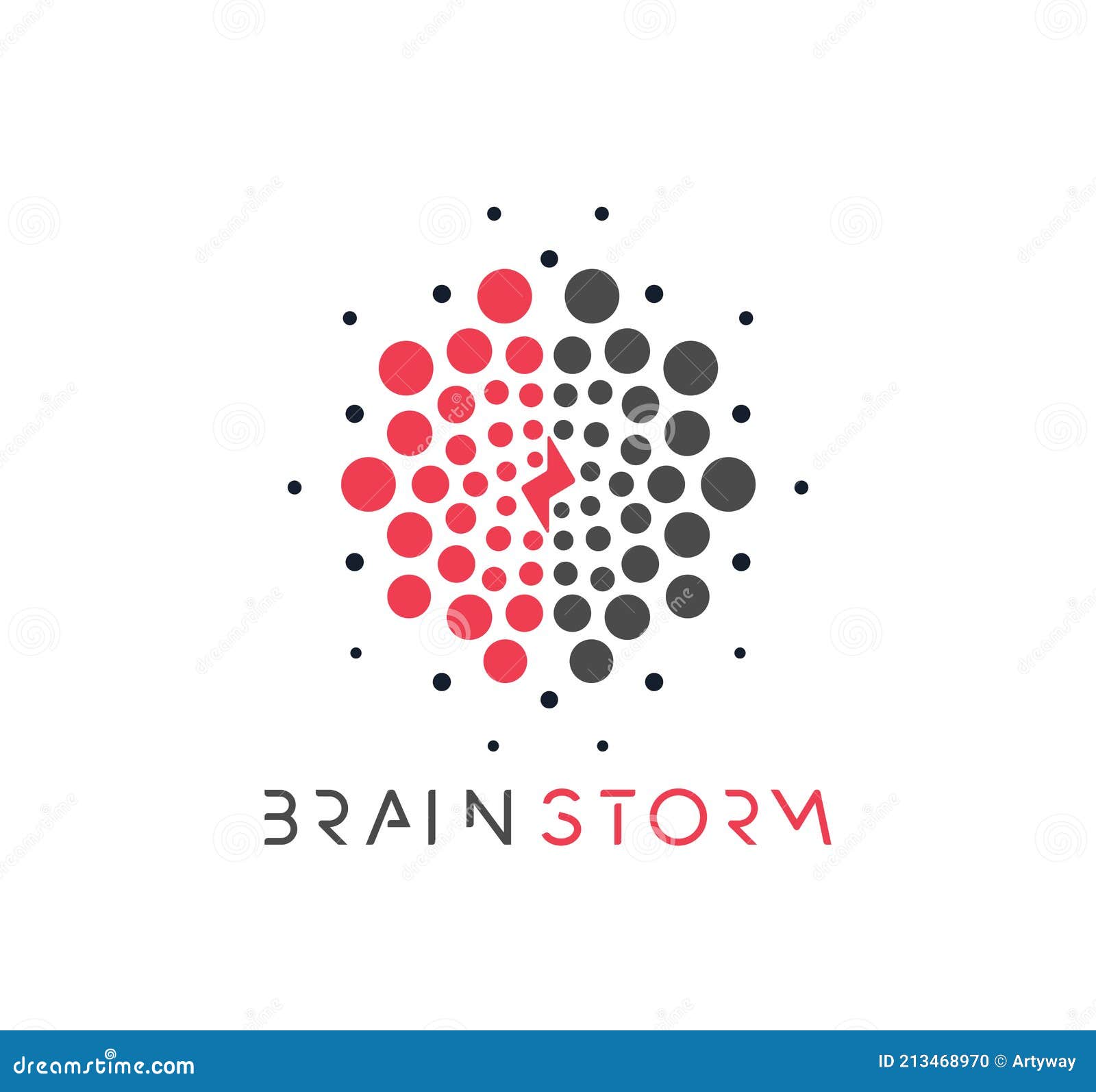 Dotted Icon Of Hydro-electric Power Plant In Four Variants Vector ...