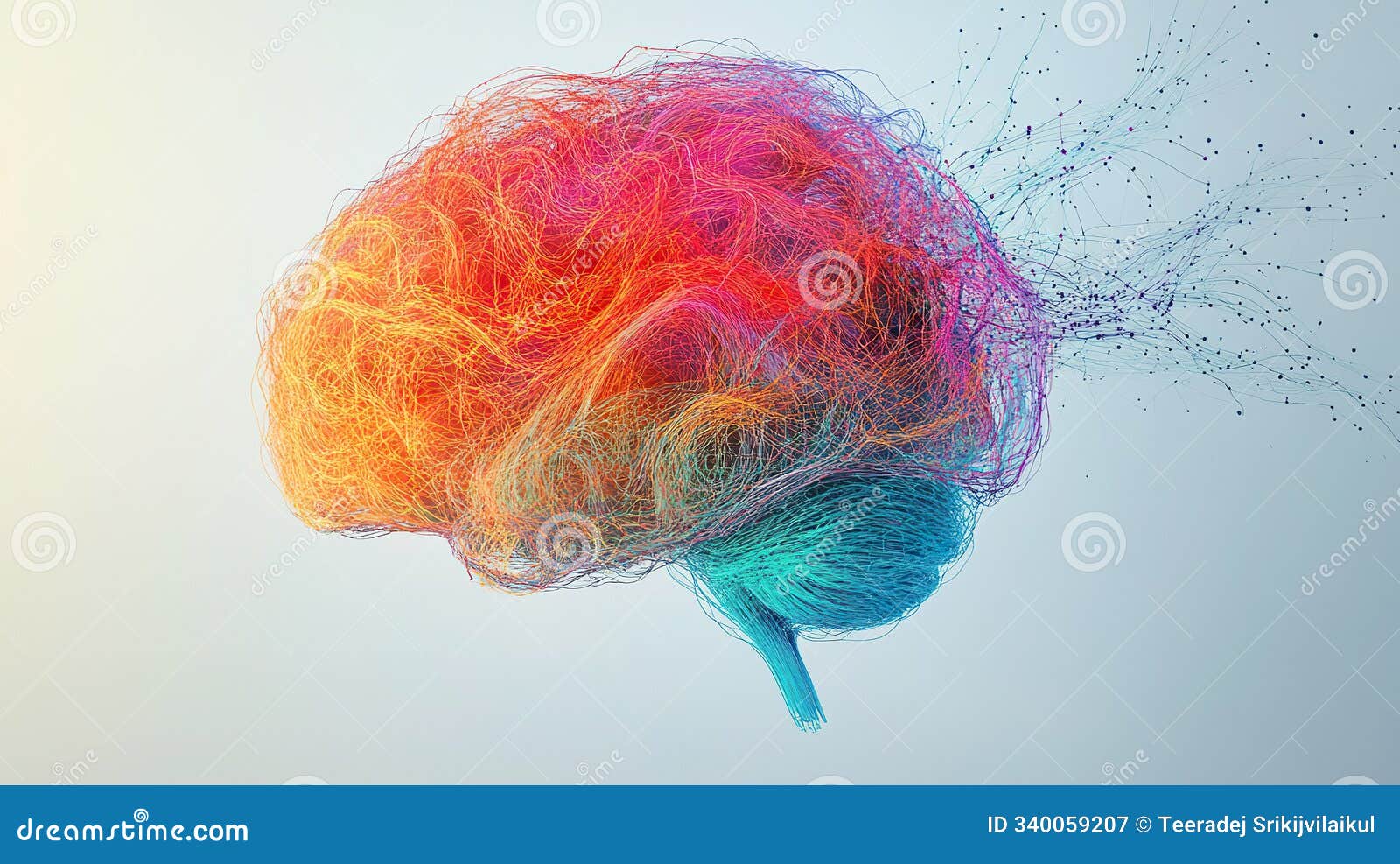 Vibrant Interconnected Neurons A Stunning Representation Of Neural Networks And Ai Complexity